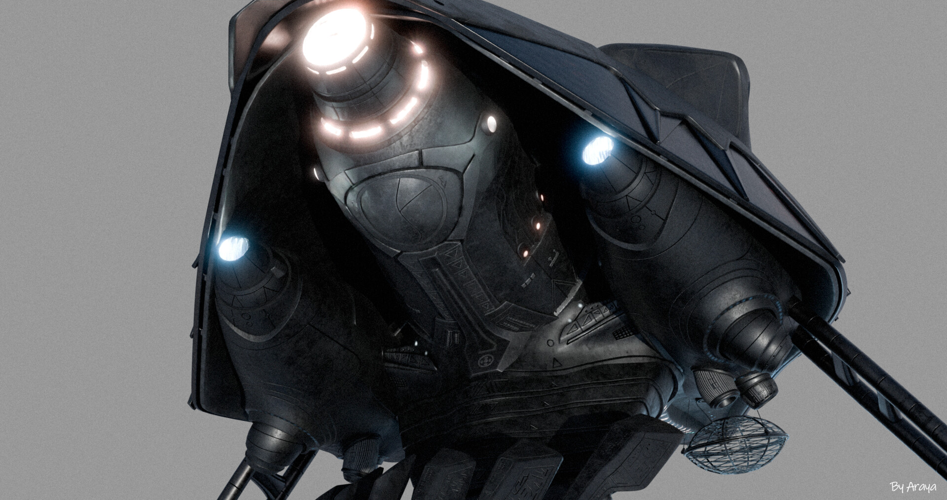 EITAN ARAYA - War of the Worlds Tripod 2005 Recreaction