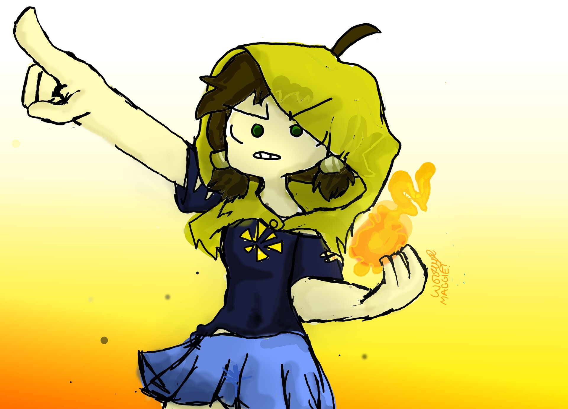 ArtStation - Maggie human form (Six-O-Powero) character design