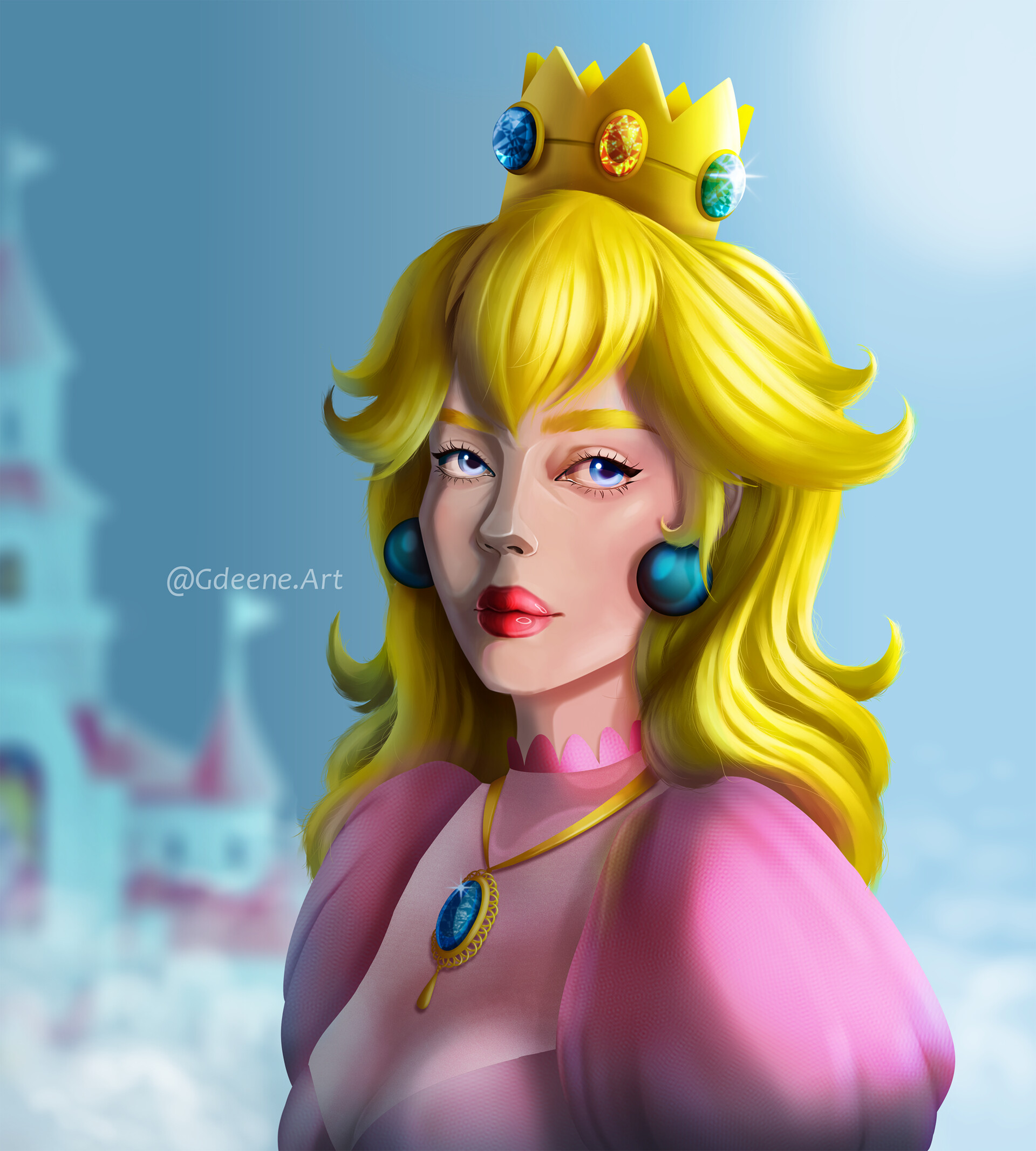ArtStation - FAN ART - PEACH PRINCES