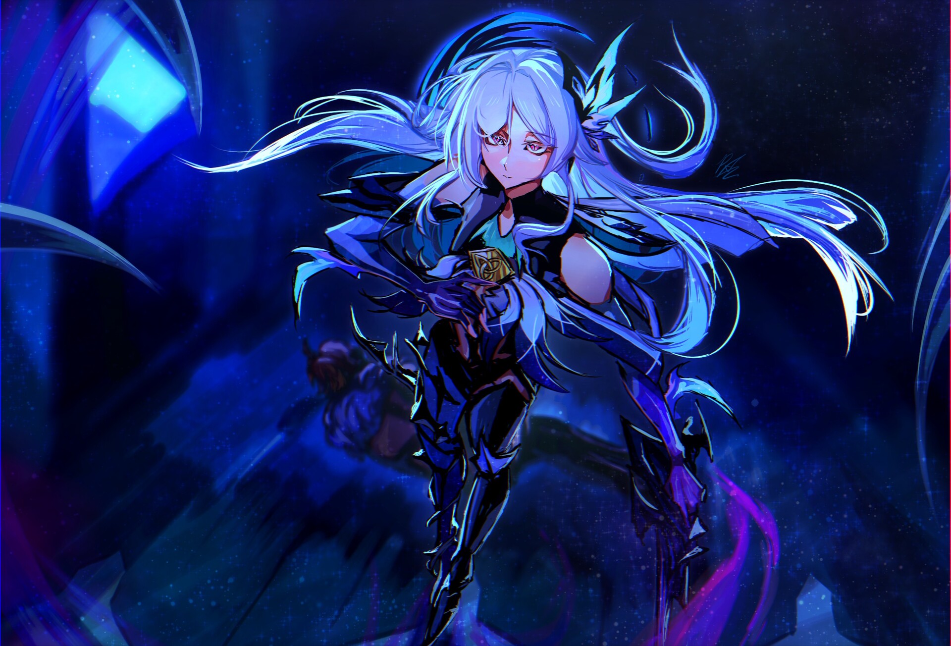 ArtStation - Skirk (before I saw her full design) 🌌🐋