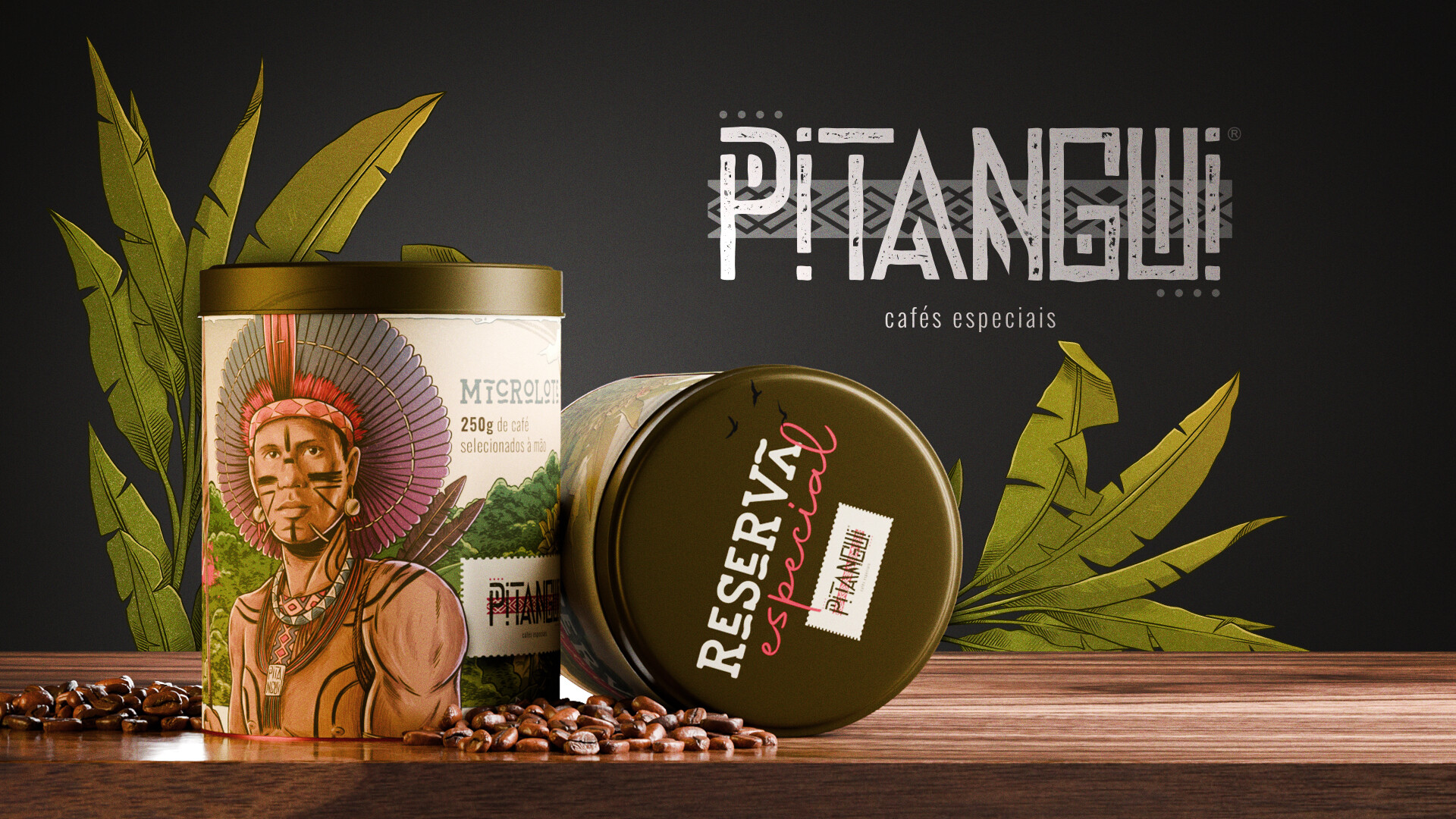 ArtStation - Packshot 3d - Coffee Can Pitangui