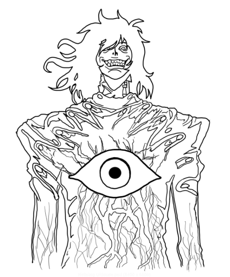 ArtStation - Hellsing Ultimate sketch