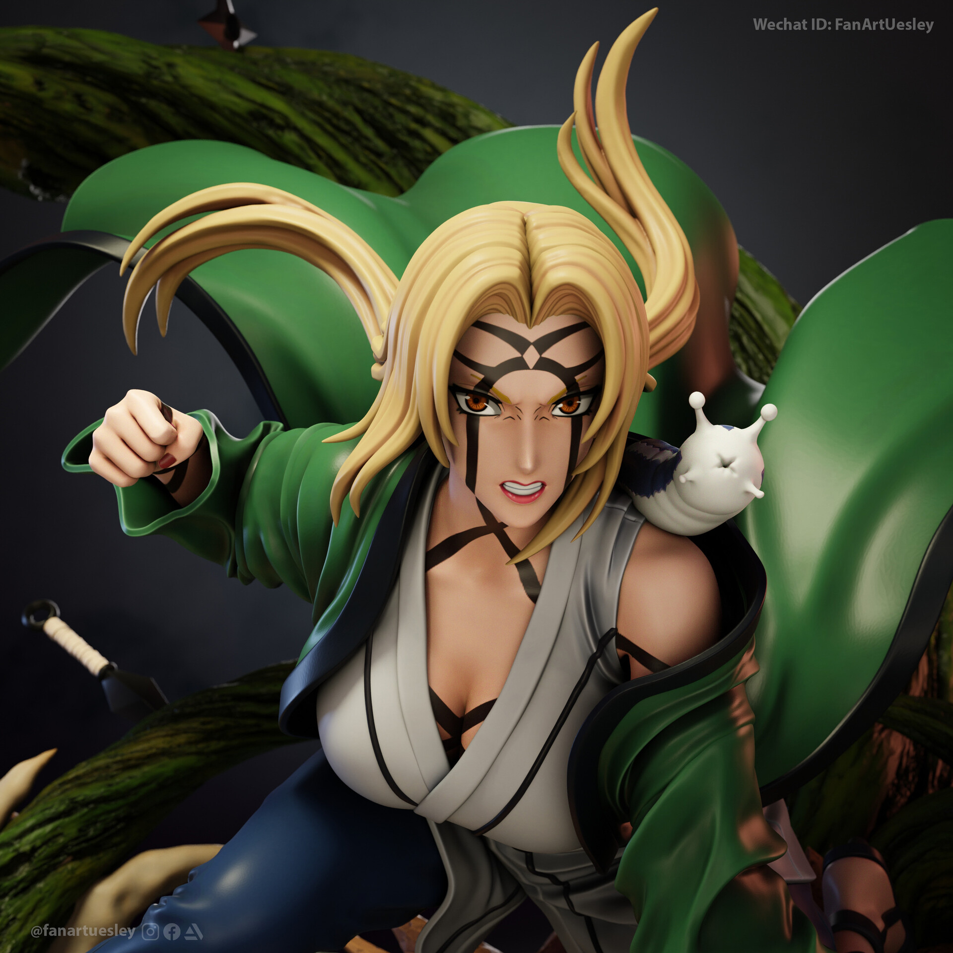 FanArtUesley - Tsunade Senju