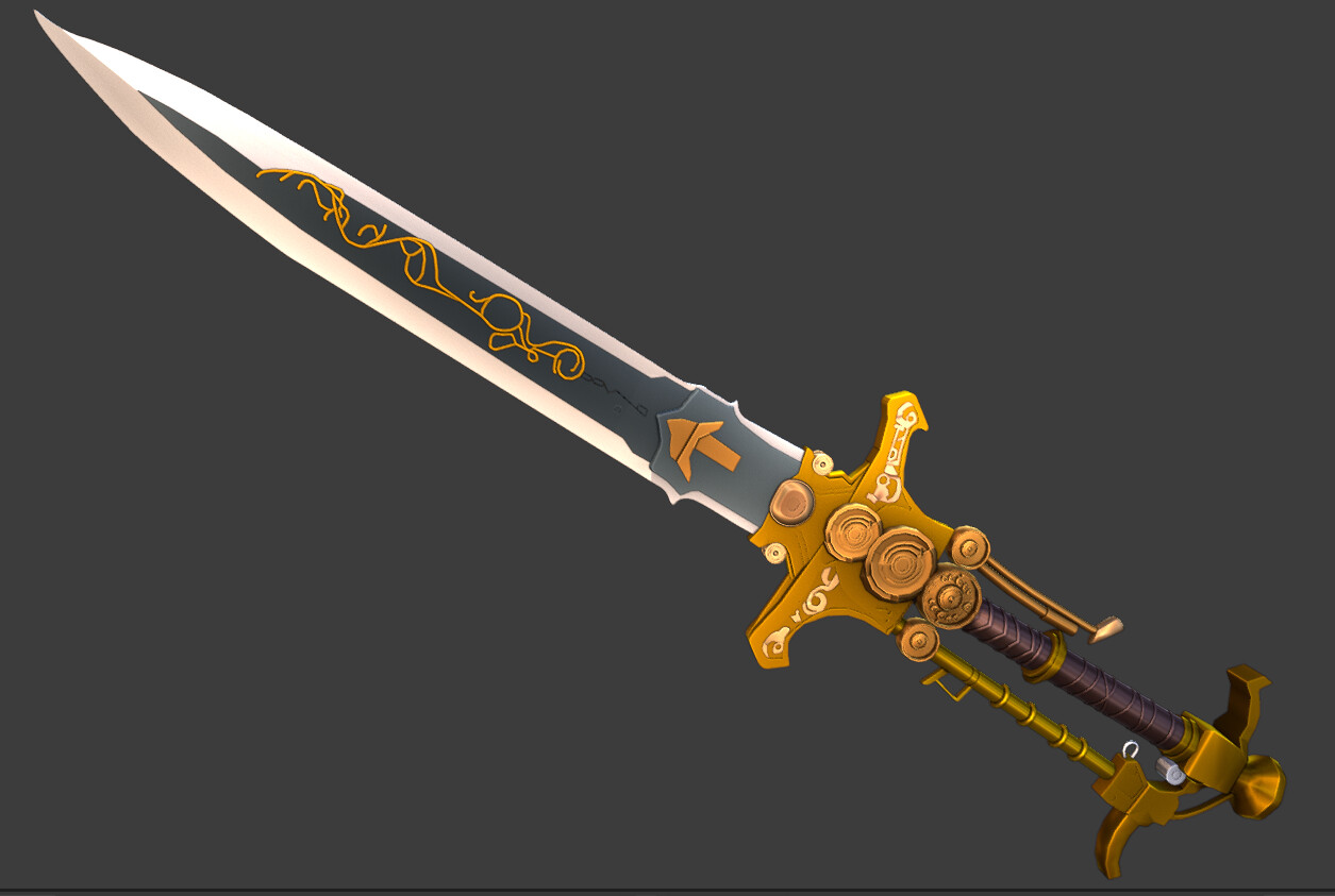 ArtStation - Steampunk Sword