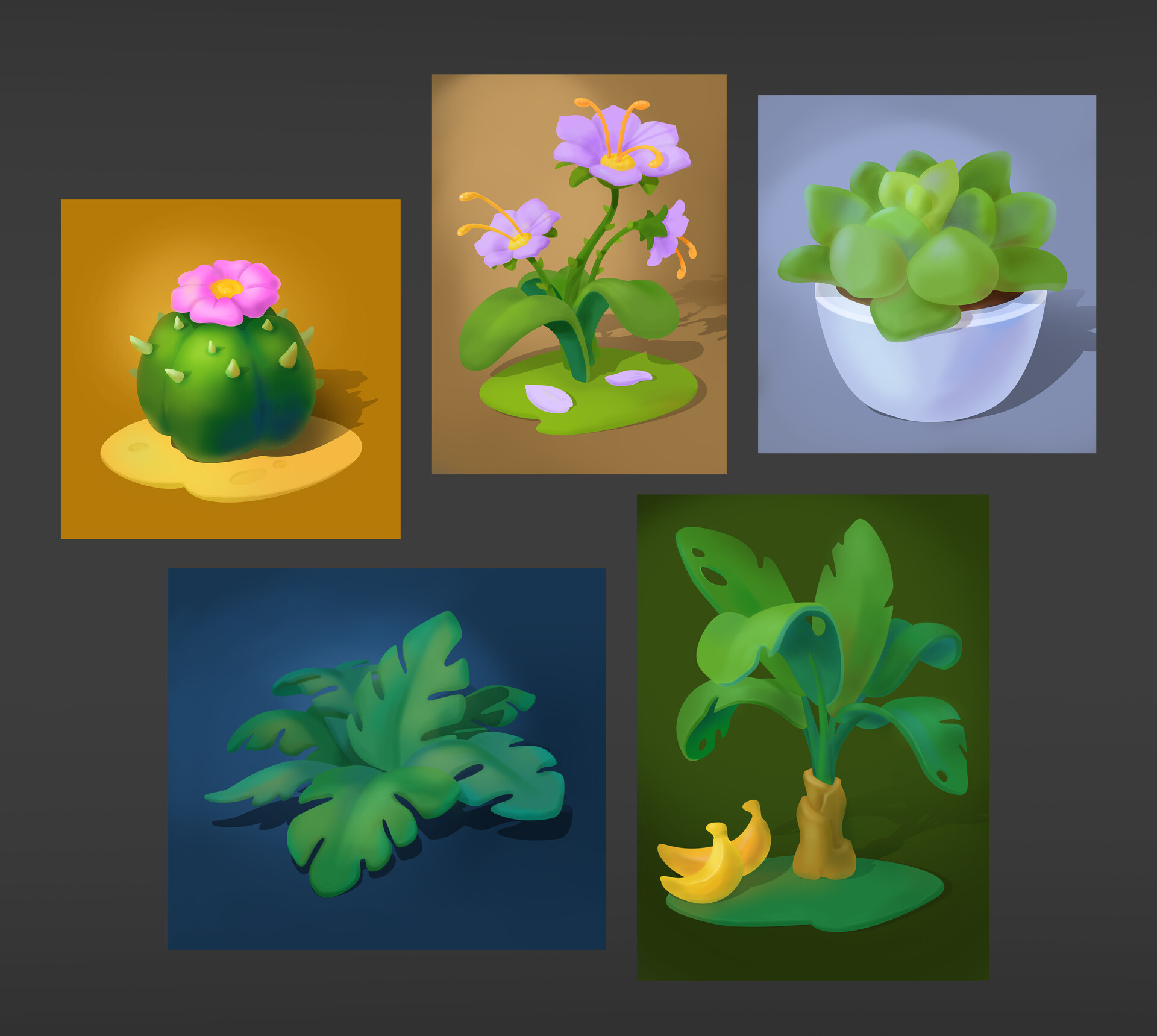ArtStation - rendering of plants