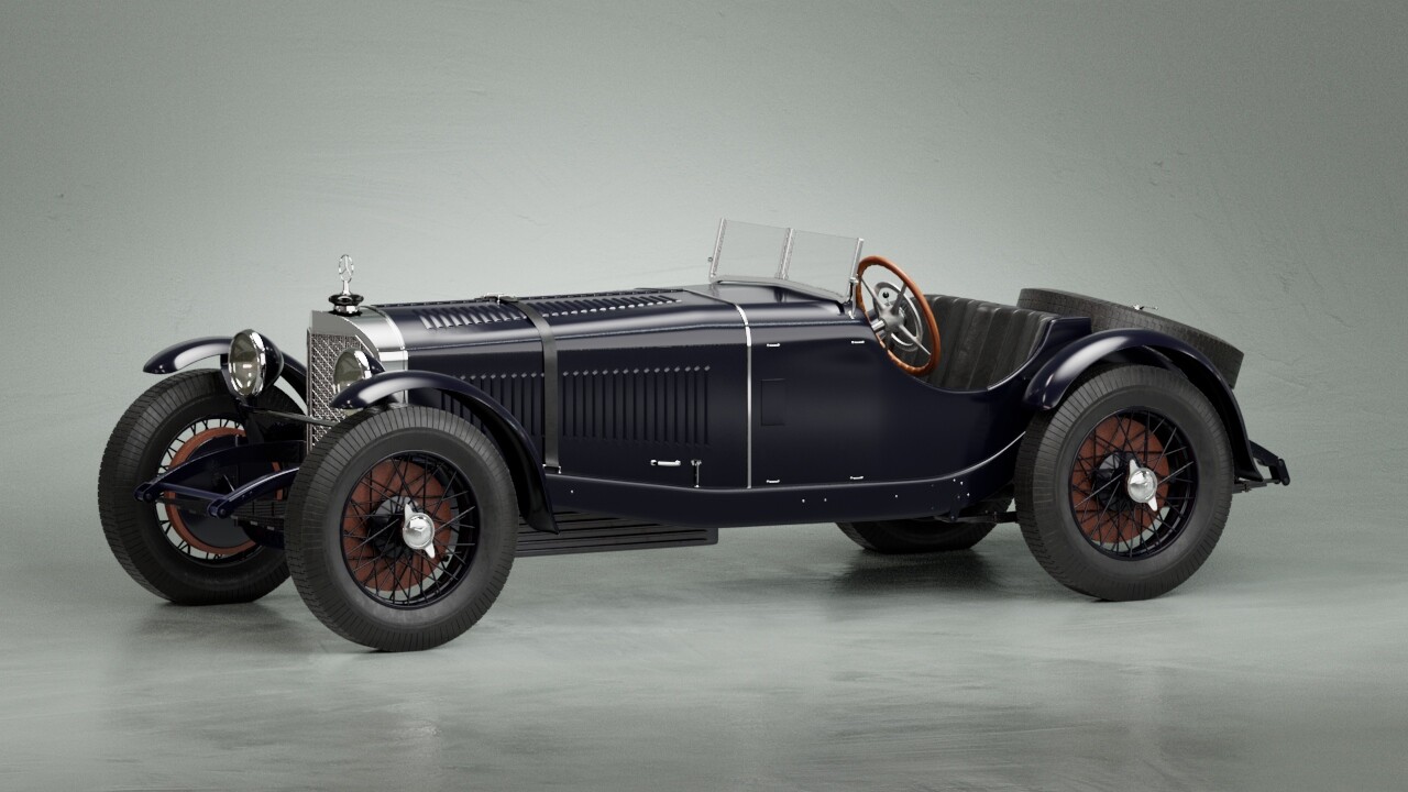 ArtStation - Lighting Mercedes SSK