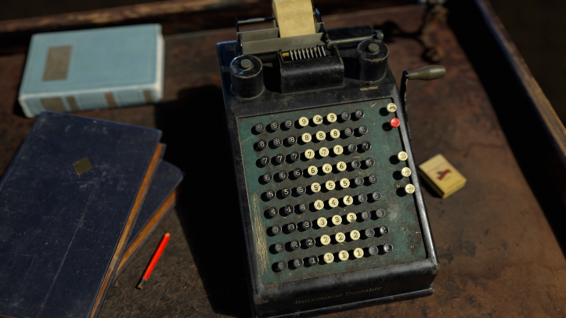 ArtStation - Burroughs Portable Adding Machine
