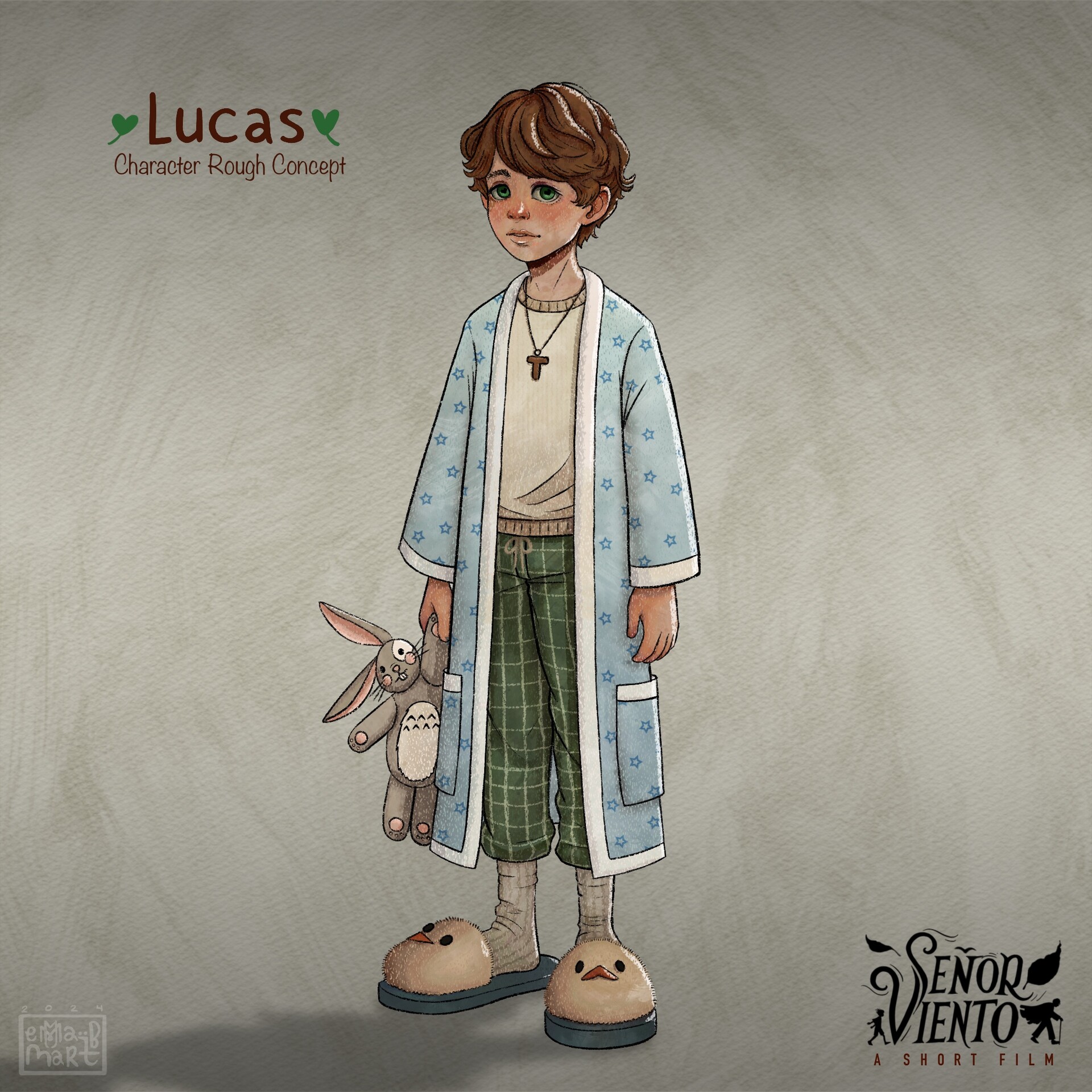 Emmanuel Barrios - Lucas - Character Rough Concept
