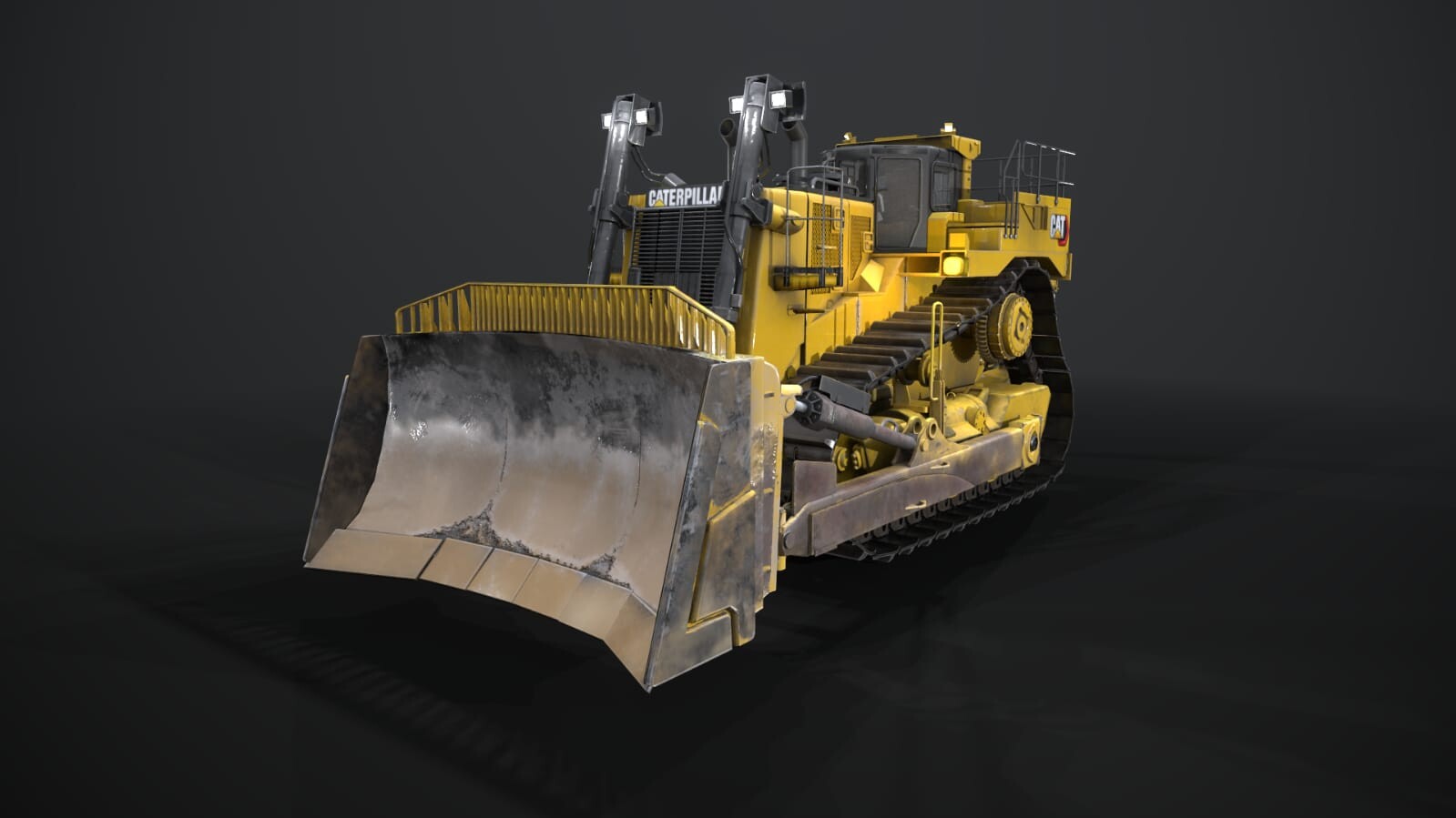 ArtStation - CAT Caterpillar D11T Bulldozer