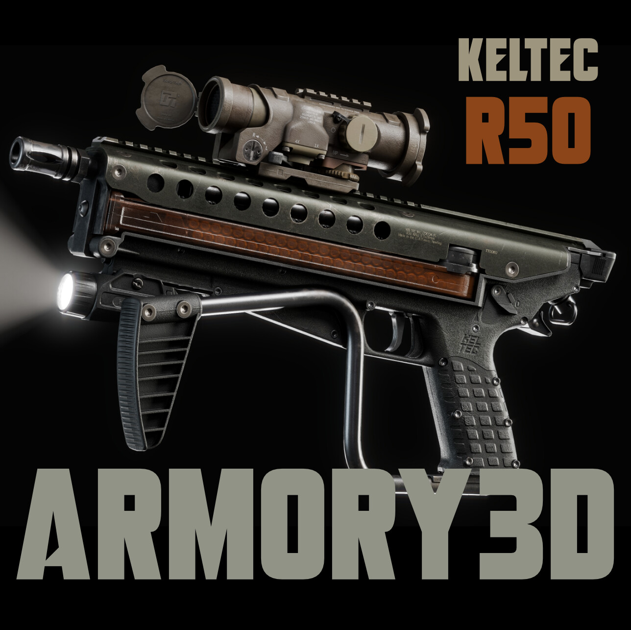 Armory 3D - KelTec R50 3D Model