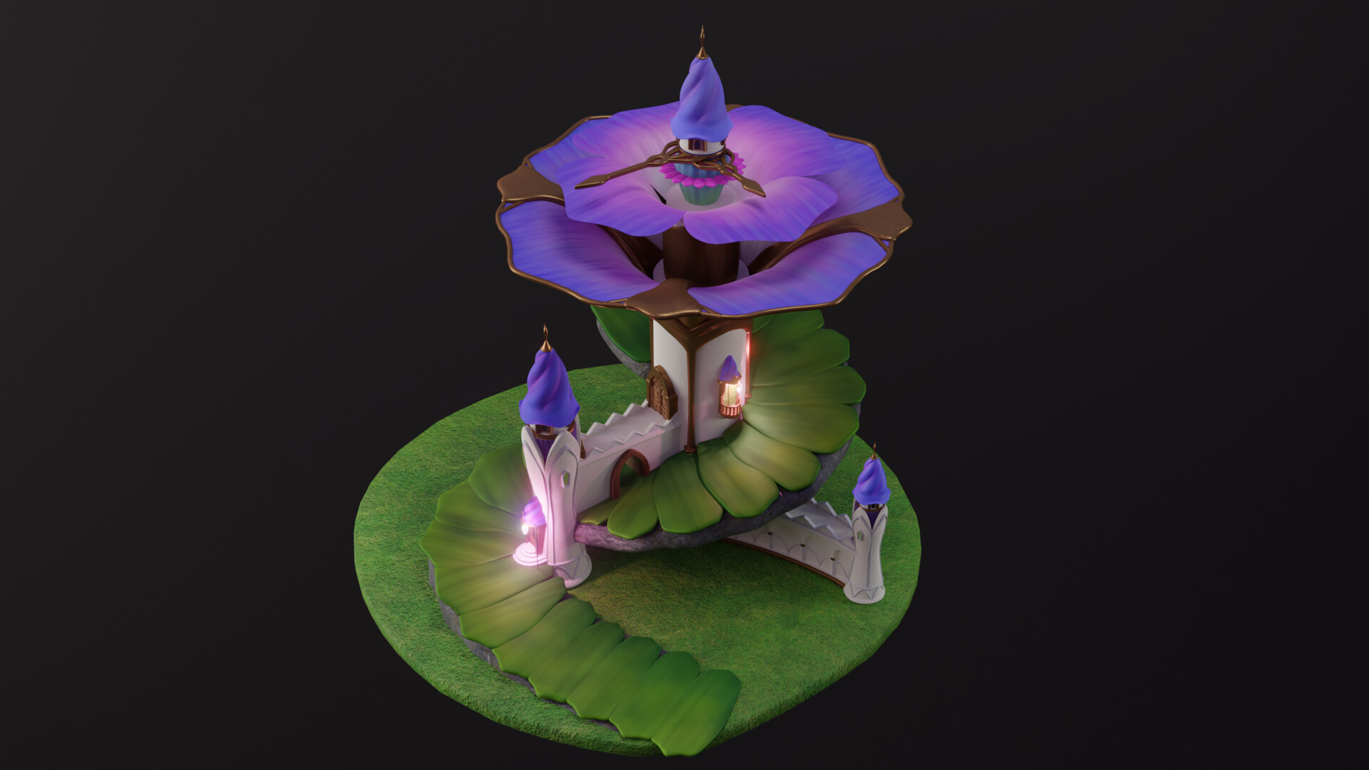 ArtStation - Elf house