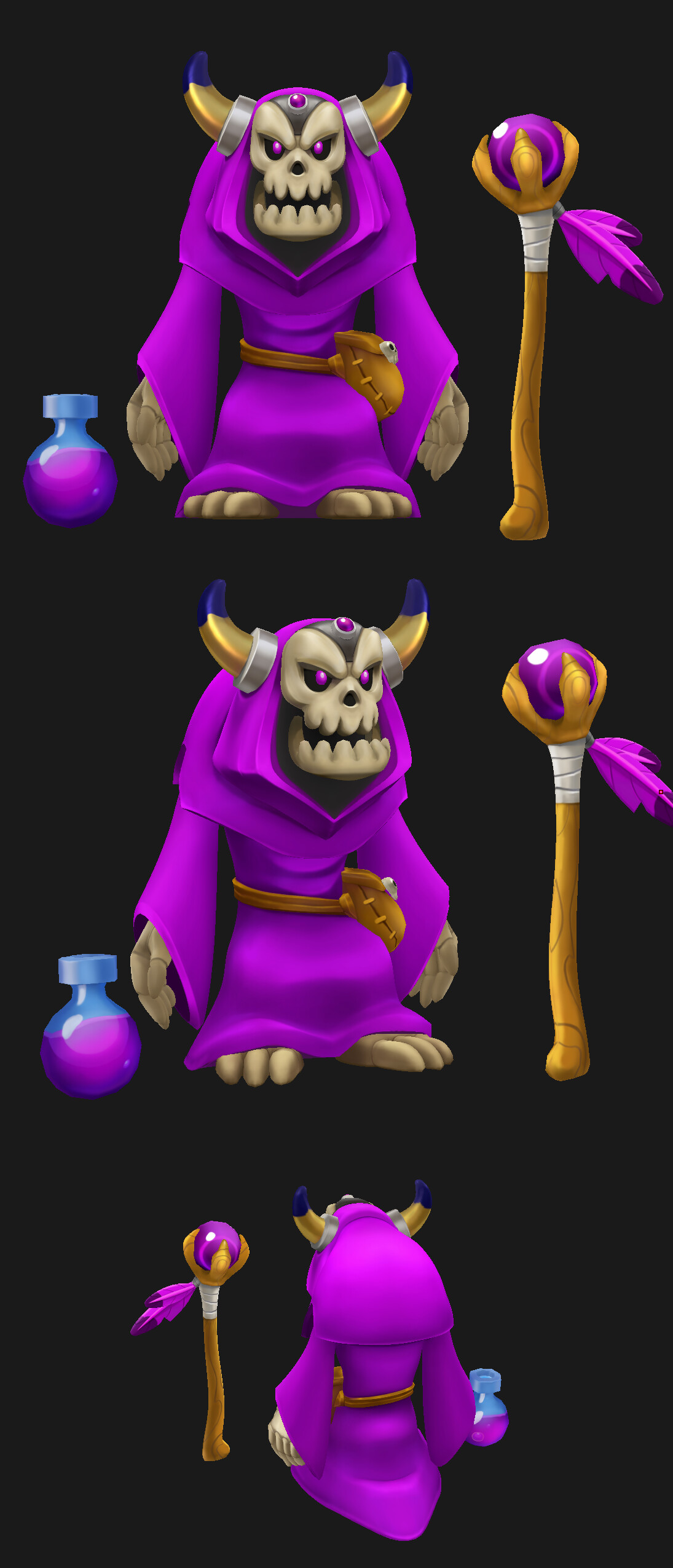 ArtStation - Skelly Boss - Monster Ball