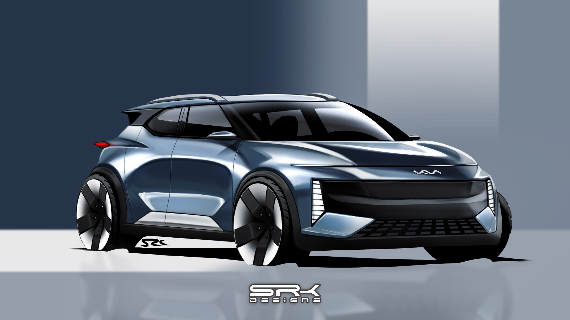 ArtStation - 2025 Kia Crossover Concept rendering