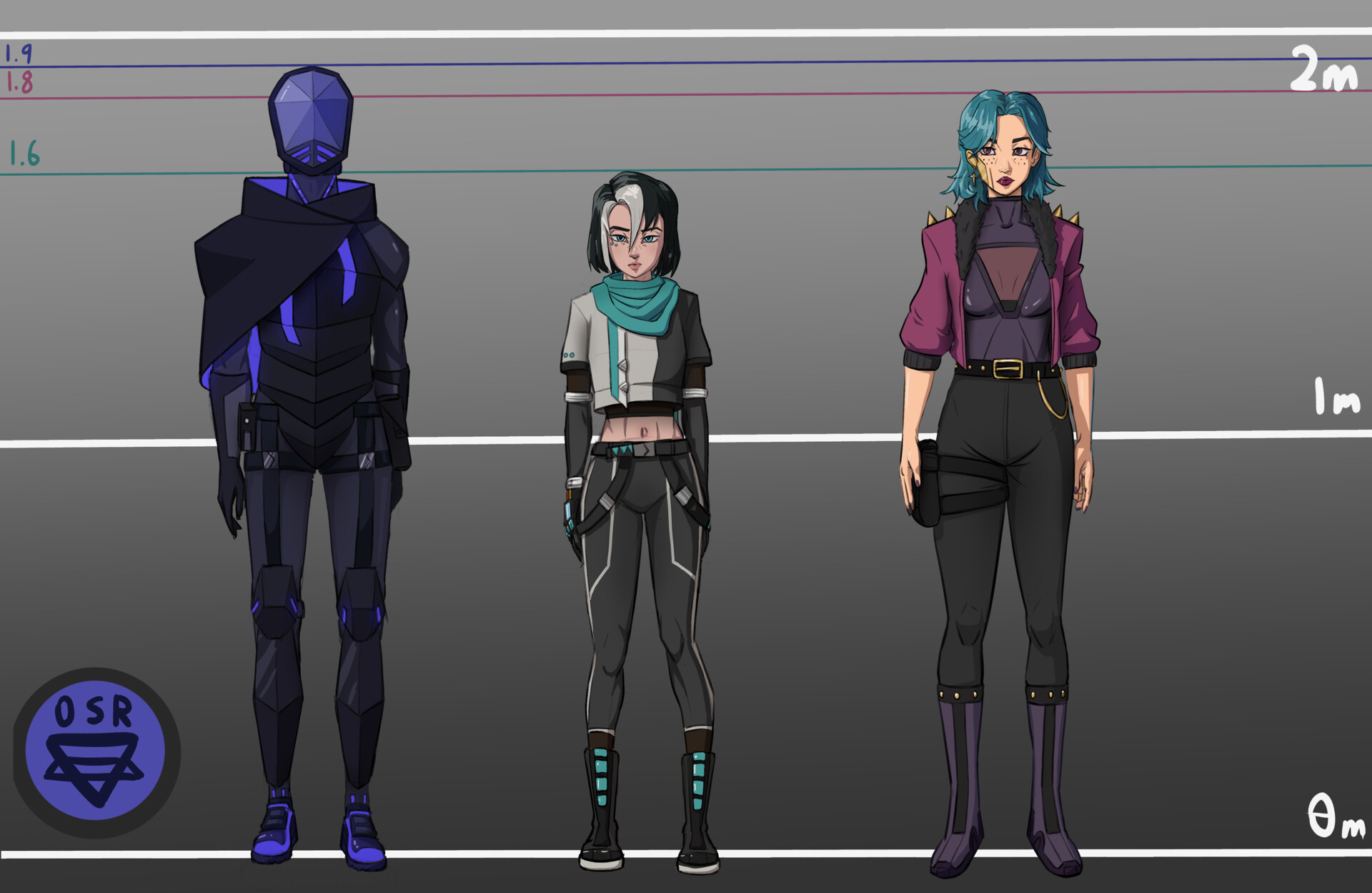 ArtStation - Translucent Height Comparison