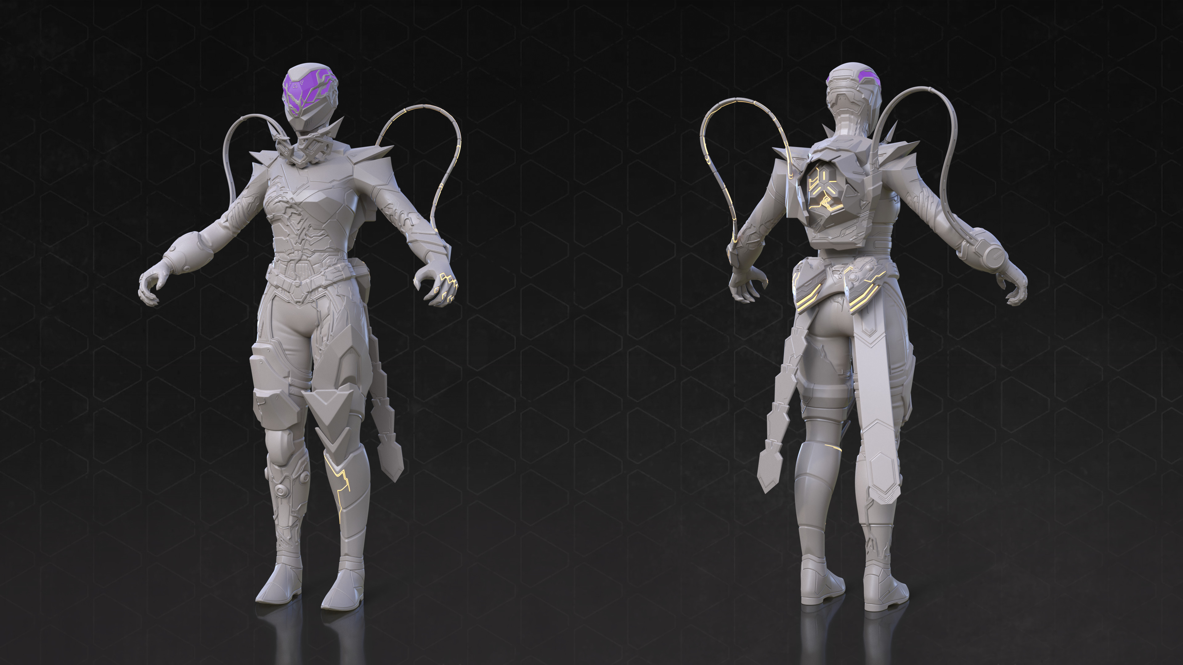 RABCAT GAME ART - Apex Legends - Catalyst "Void Witch" Skin