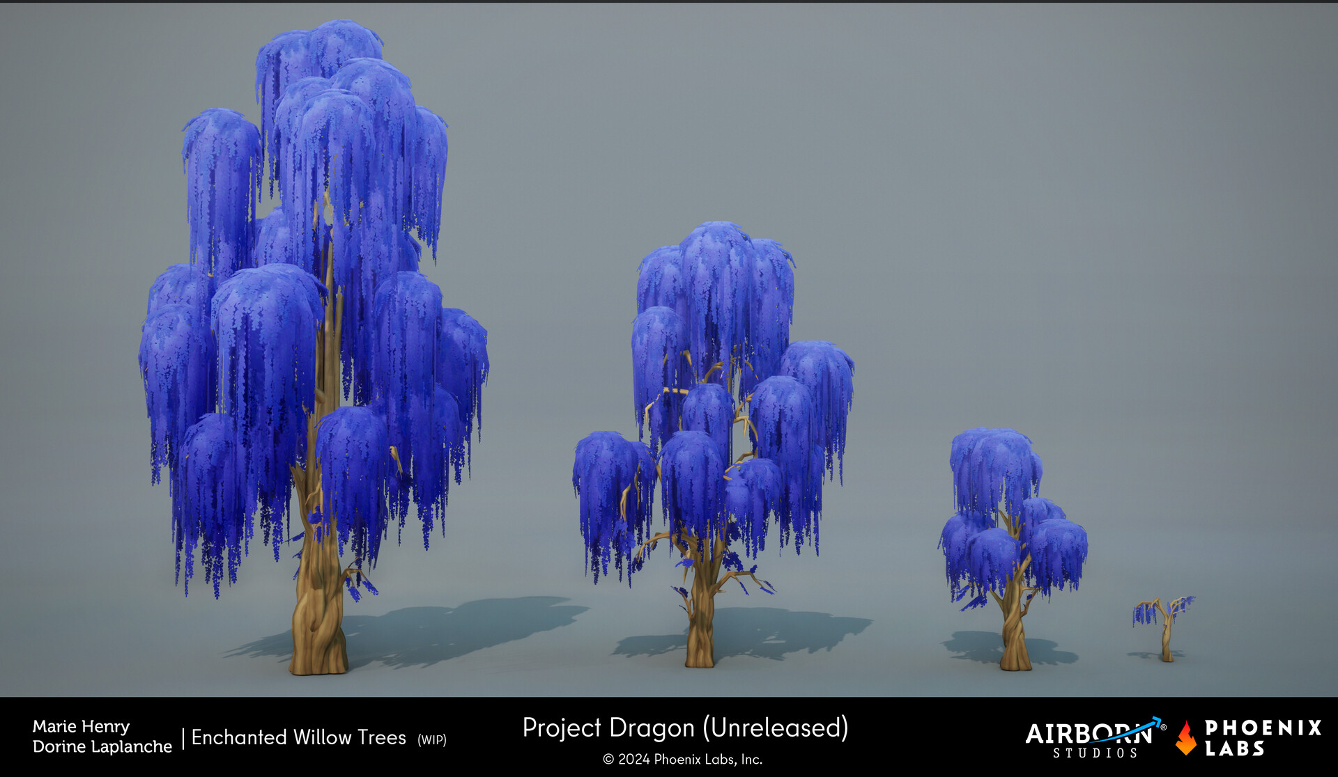 Dorine LAPLANCHE - Project Dragon | Foliage & Trees (WIP)