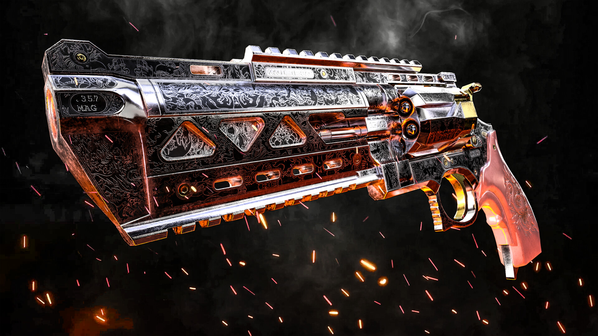 ArtStation - Power revolver - revision 4 / Game ready and free