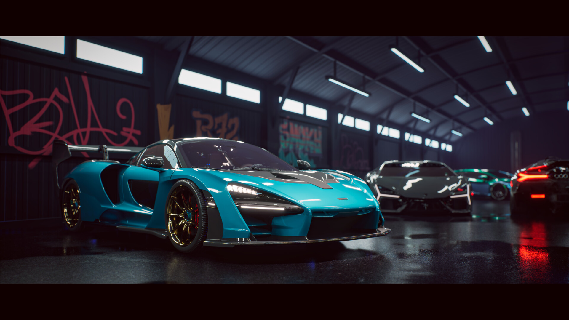 ArtStation - Street racing garage
