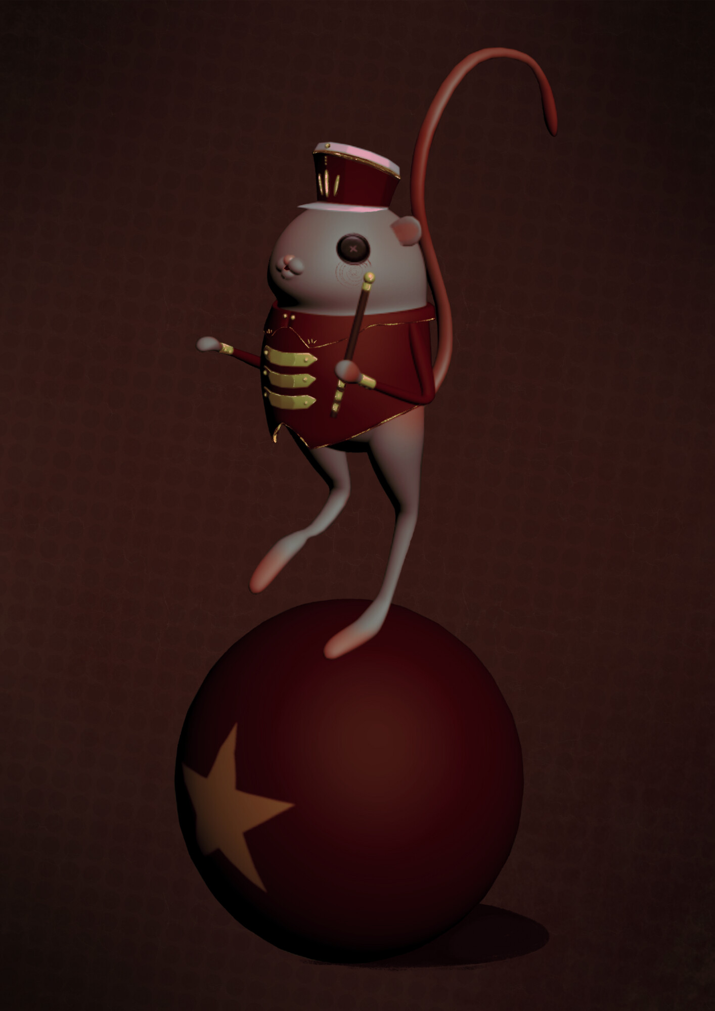 ArtStation - Jumping Circus Mouse