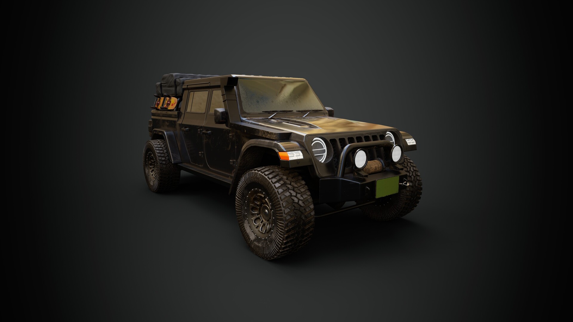 ArtStation - Adventure Jeep