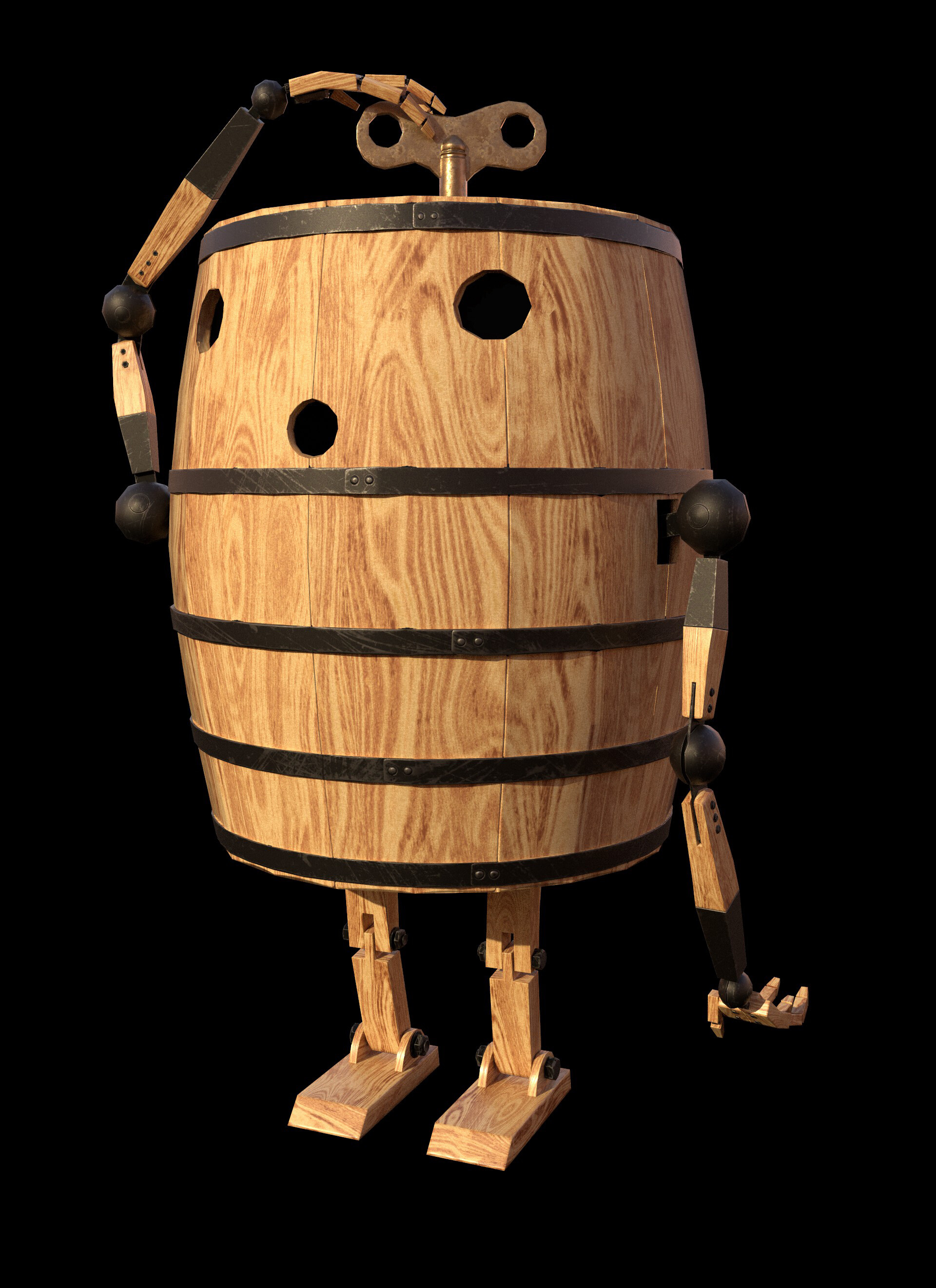 ArtStation - Barrel Character