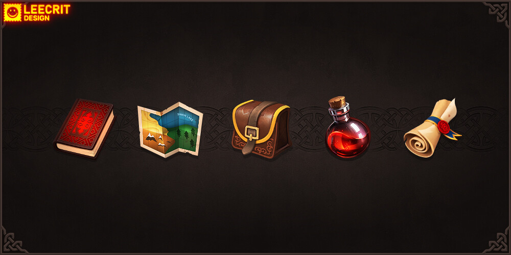 ArtStation - Game UI icons
