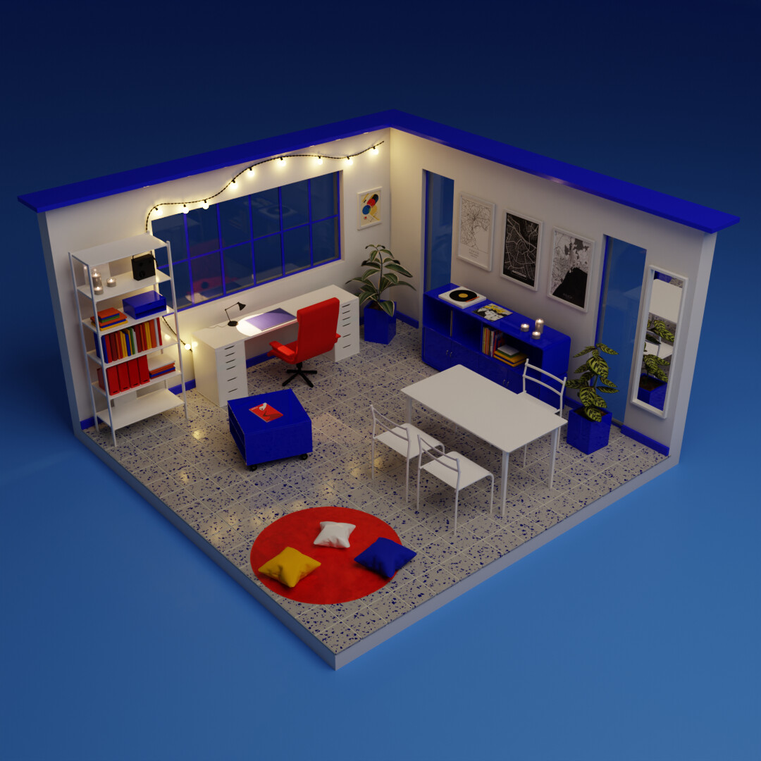 ArtStation - Creative Blue Space