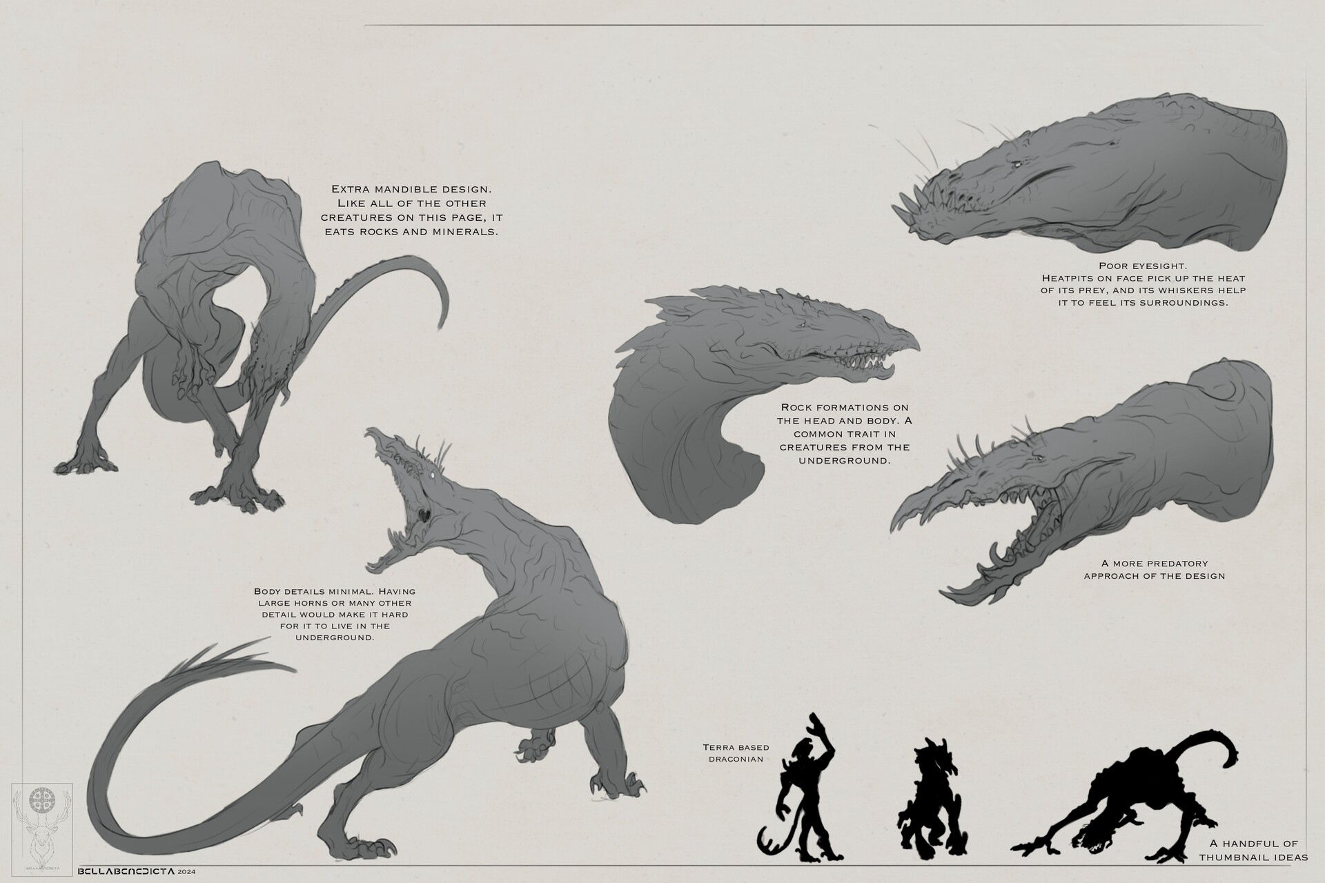 ArtStation - Underground Creature concept