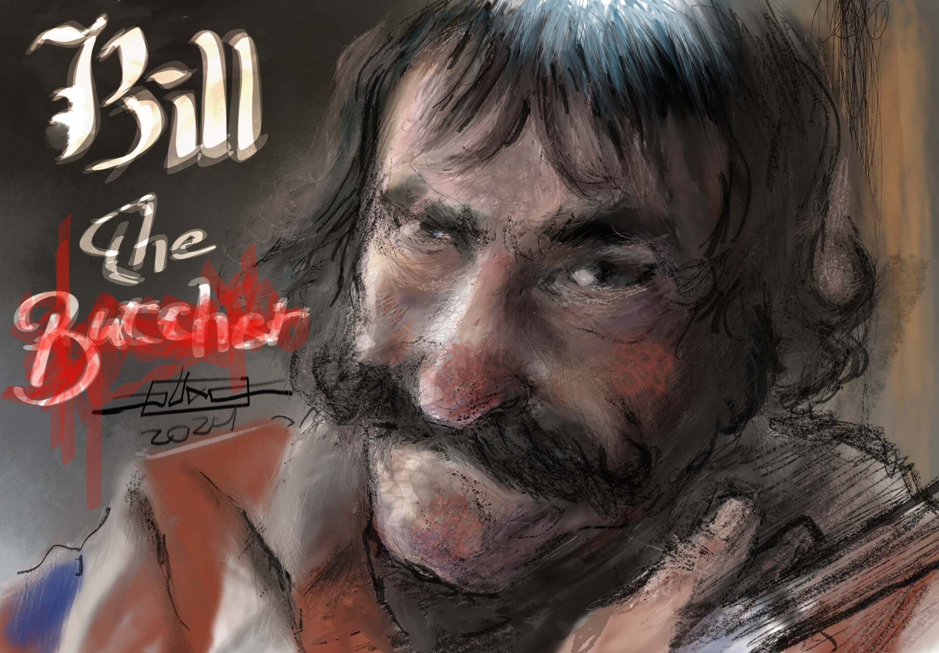 ArtStation - Bill the Butcher (Gangs of New York)
