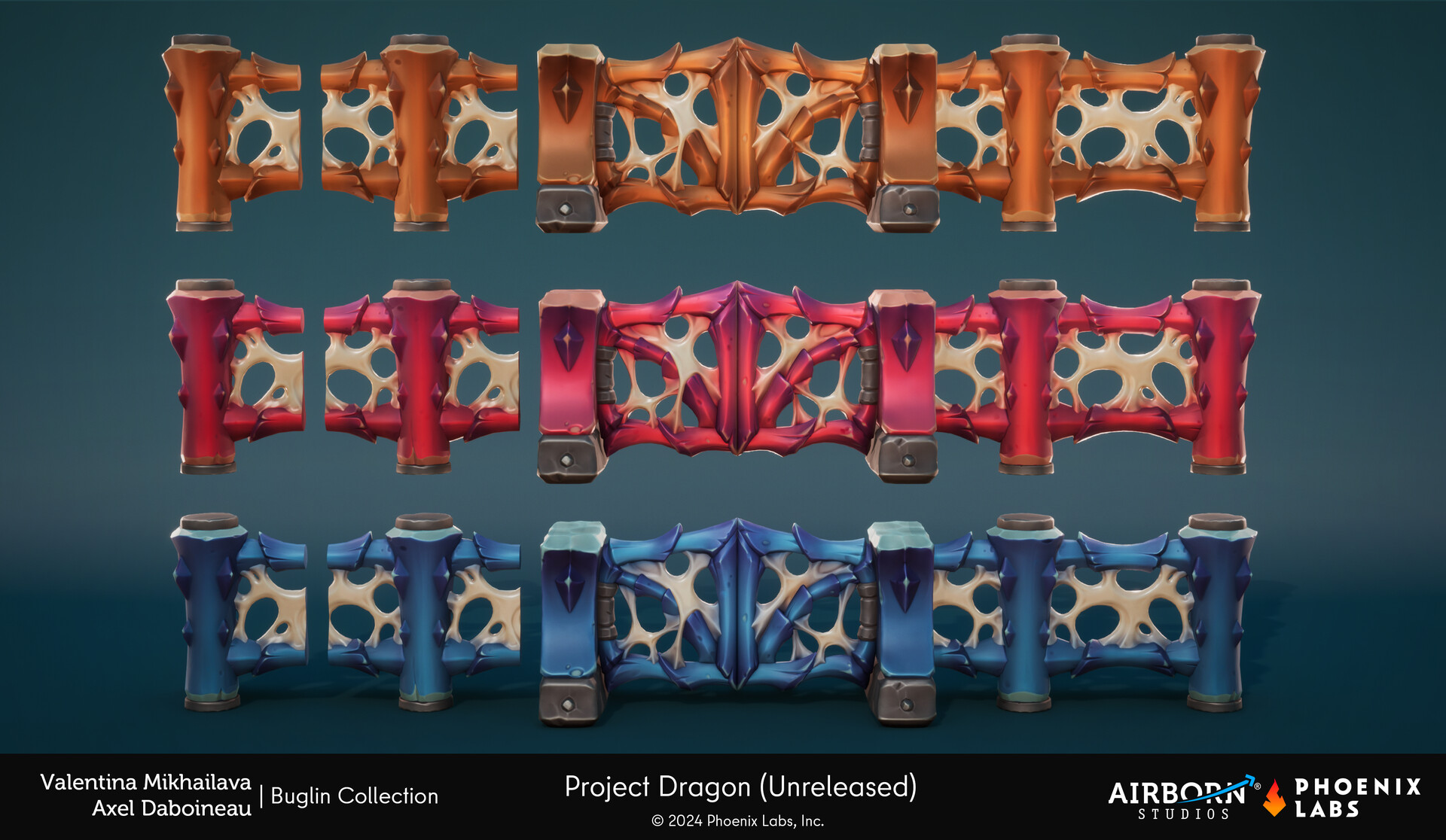 Valentina Mikhailava - Project Dragon - Buglin Props