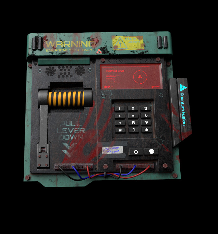 ArtStation - Number Security Pad