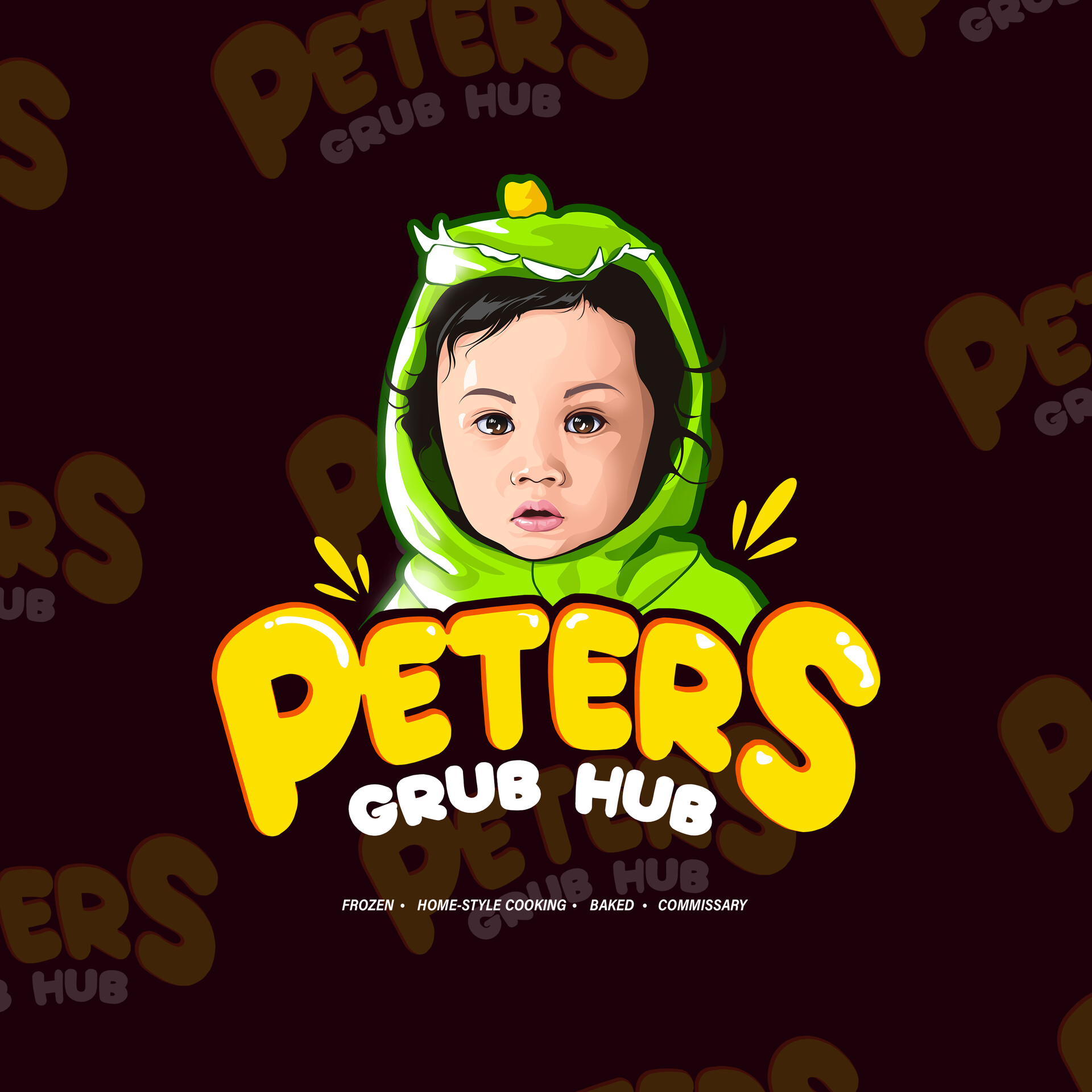 ArtStation - PETERS GRUB HUB LOGO