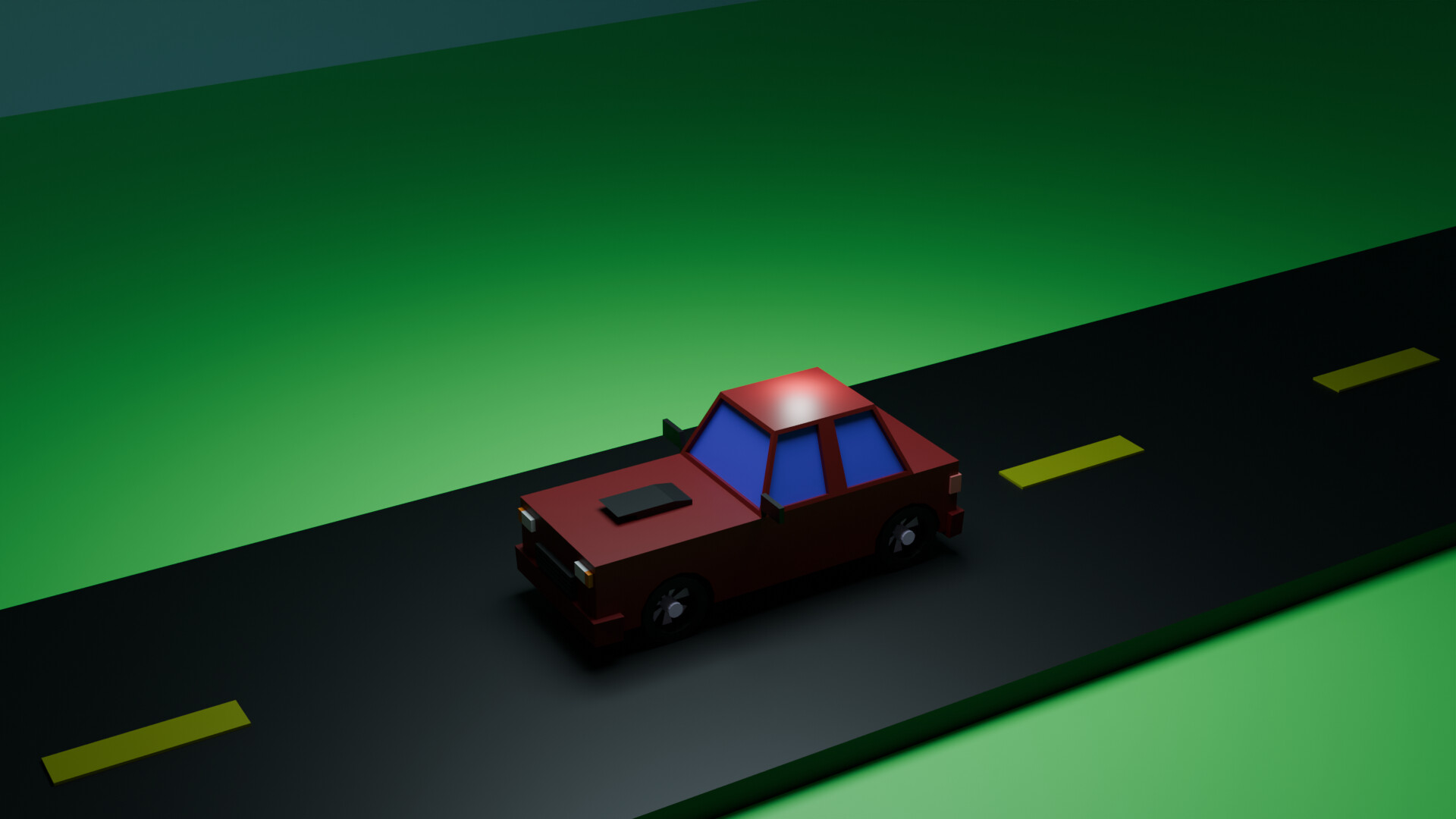 ArtStation - 3D low poly car