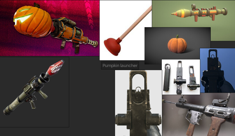 how to draw fortnite pumpkin launcher