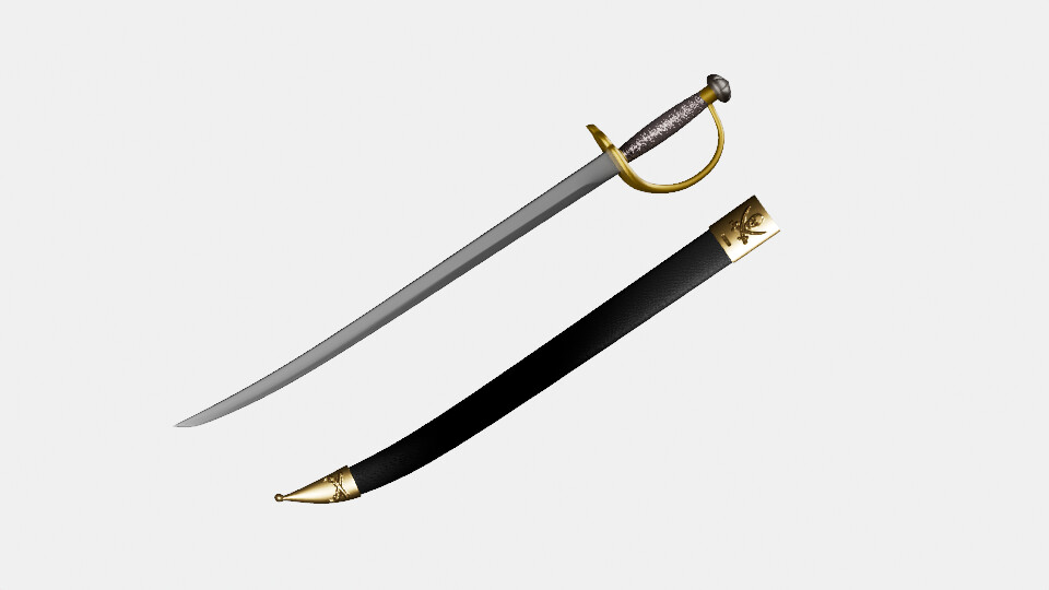 ArtStation - Caribbean Pirate Sword