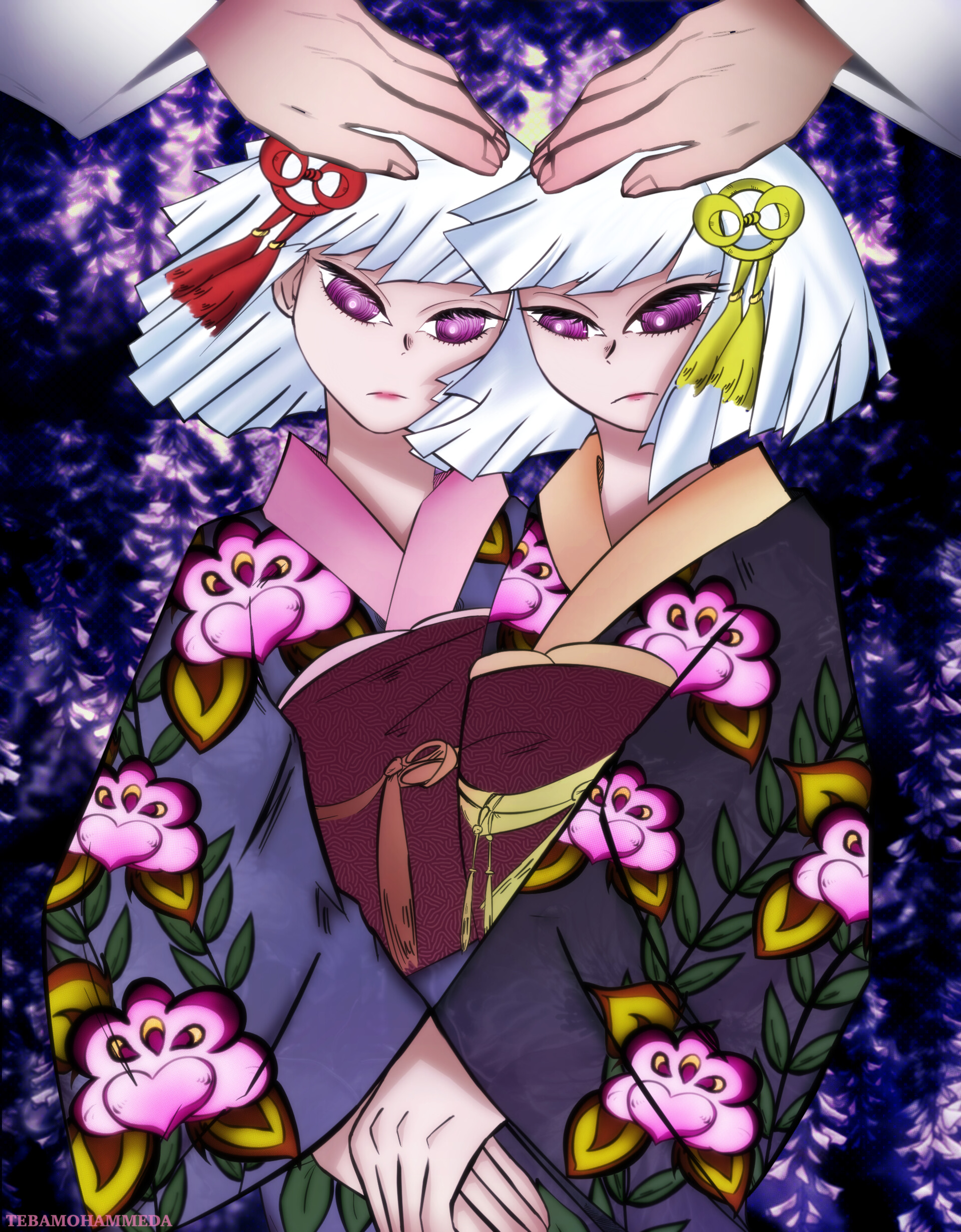 ArtStation - Hinaki Ubuyashiki And Nichika Ubuyashiki