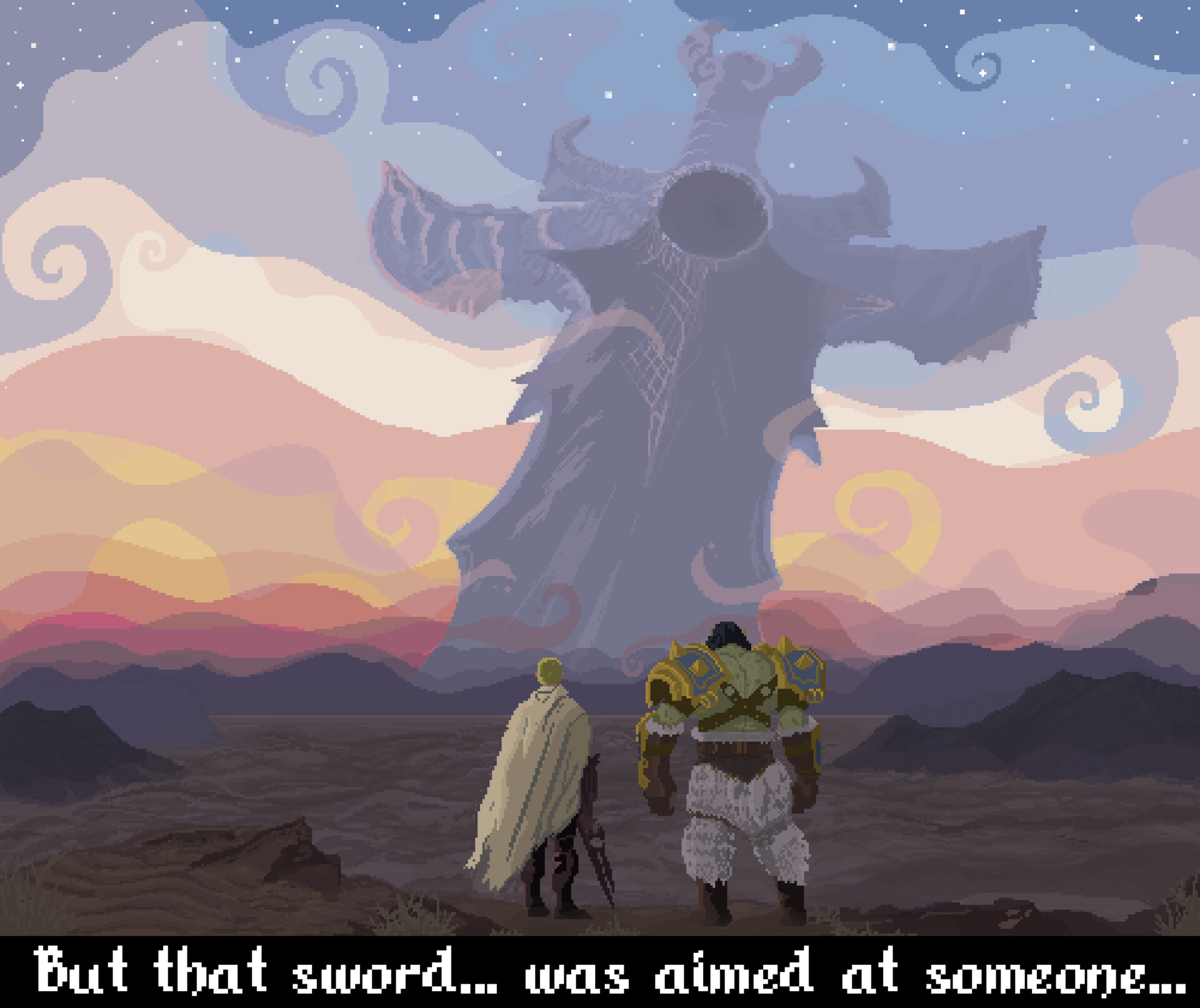 ArtStation - What Sword? | The War Within Cinematic Pixel Art