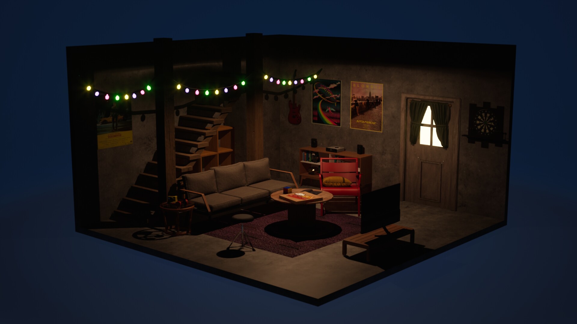 ArtStation - Basement Diorama