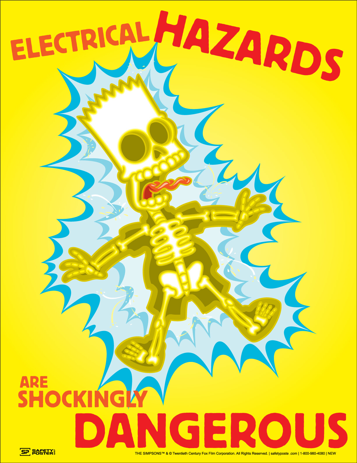 simpsons safety posters