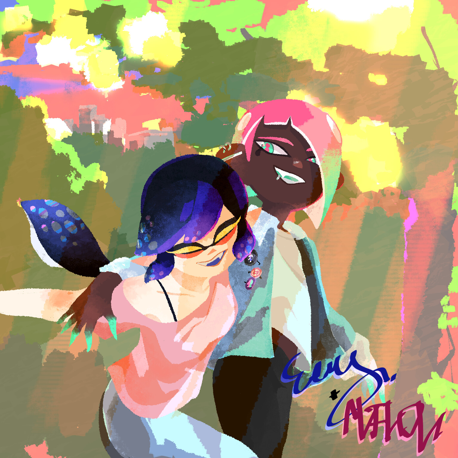 ArtStation - Berry and Melon (Trench: Splatoon Fanmade Project)