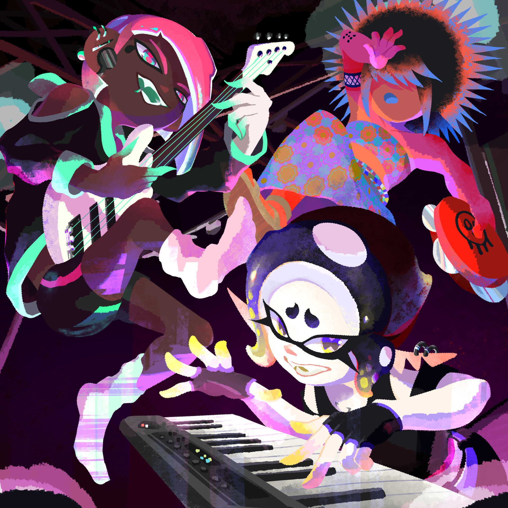 ArtStation - Trench Album Cover (Trench: Splatoon Fanmade Project)