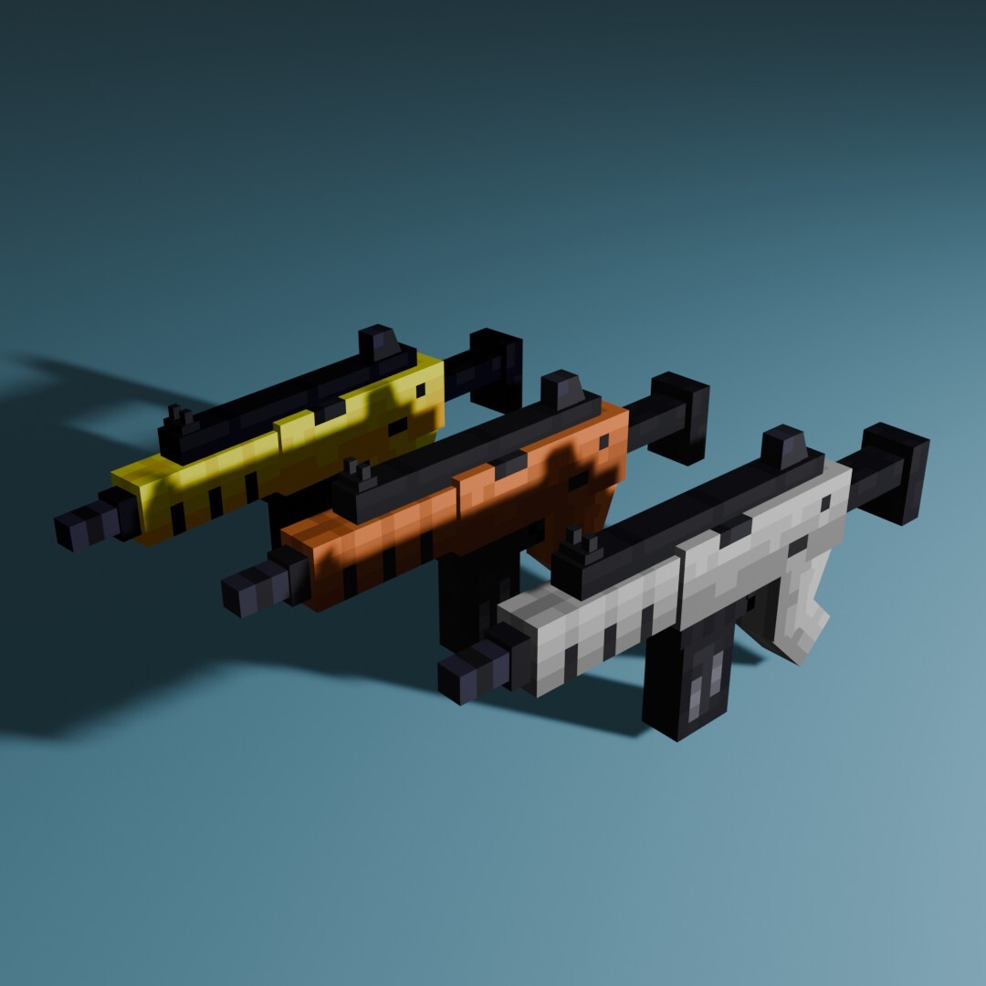ArtStation - Submachine Gun - Arms