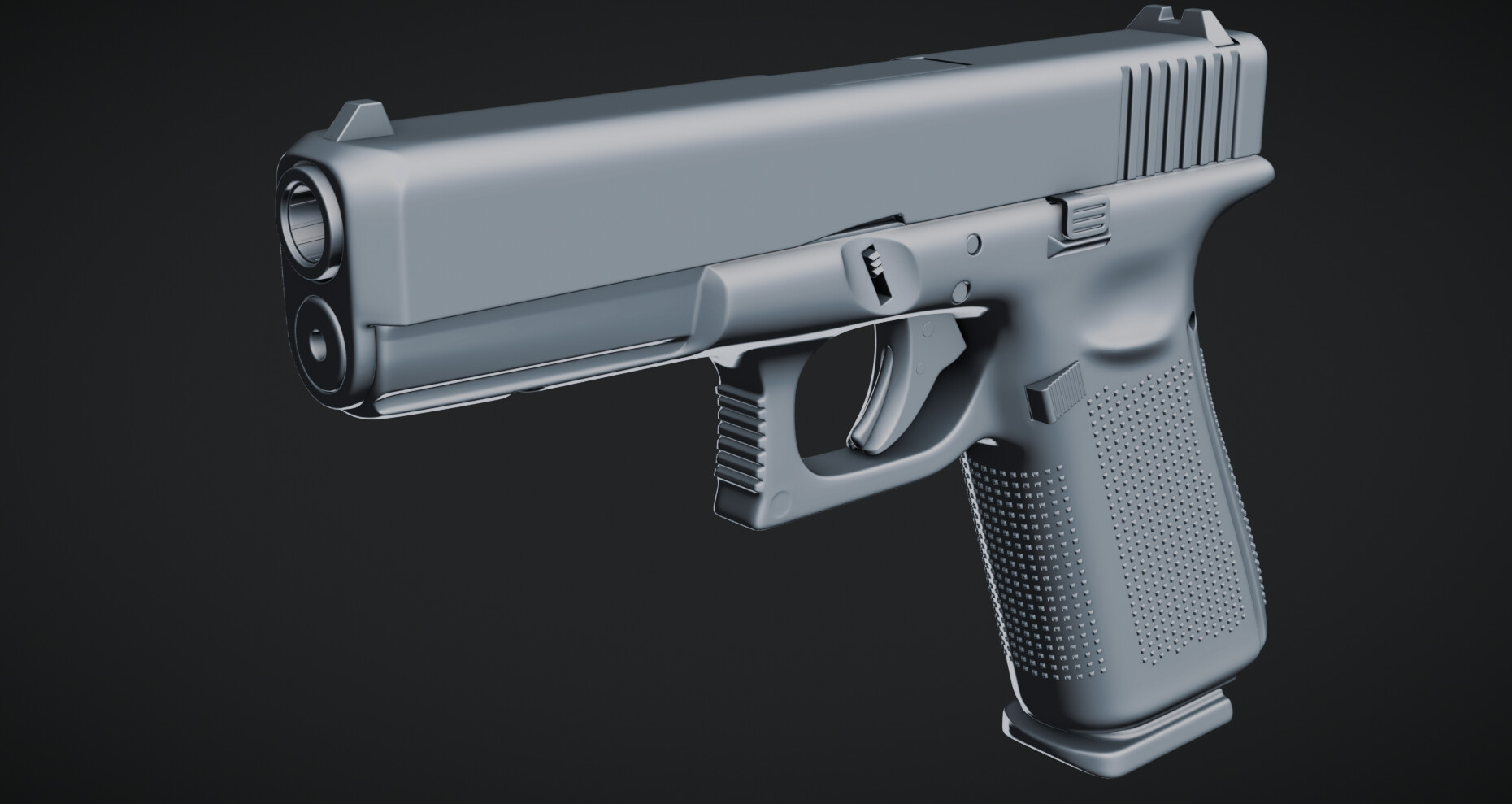 ArtStation - Glock 17 Gen 5 - WIP