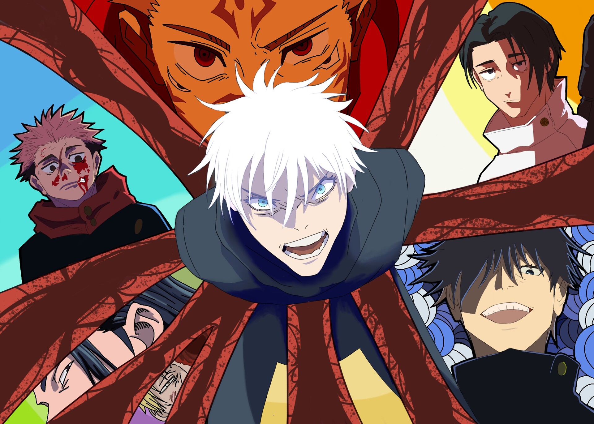 ArtStation - Jujutsu kaisen Fan art: Gate Open