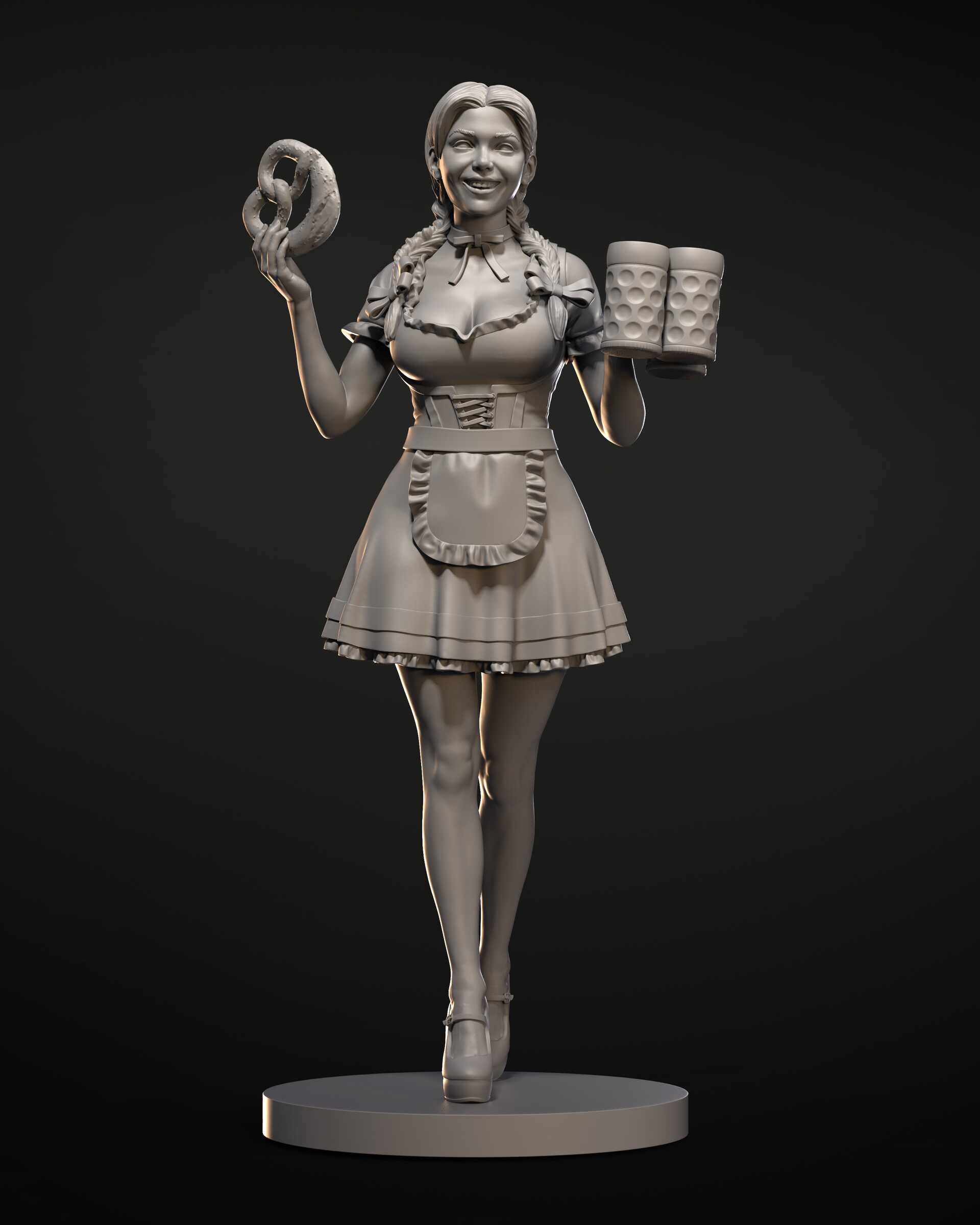 ArtStation - Oktoberfest waitress