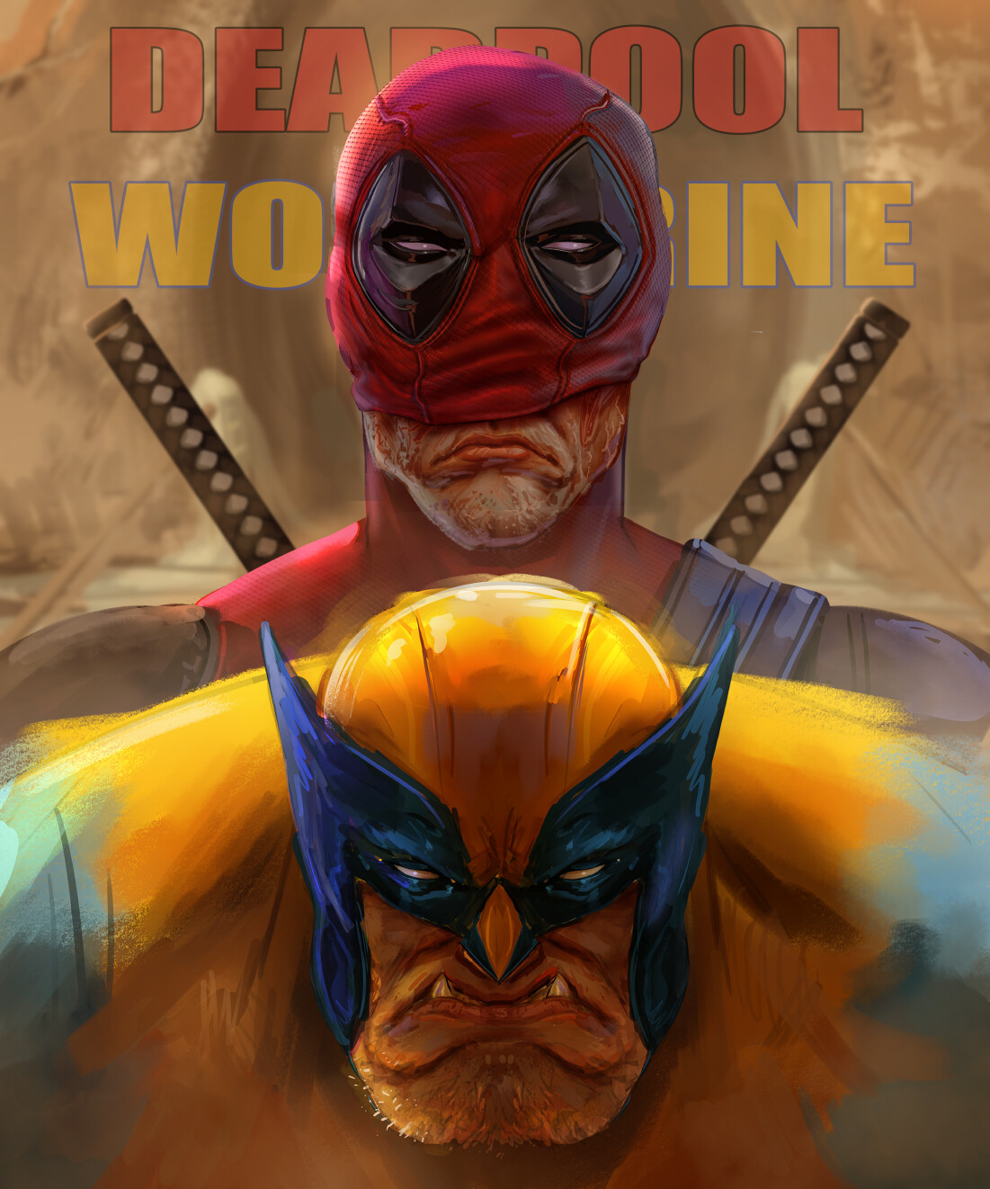 ArtStation - DEADPOOL & WOLVERINE FANART POSTER