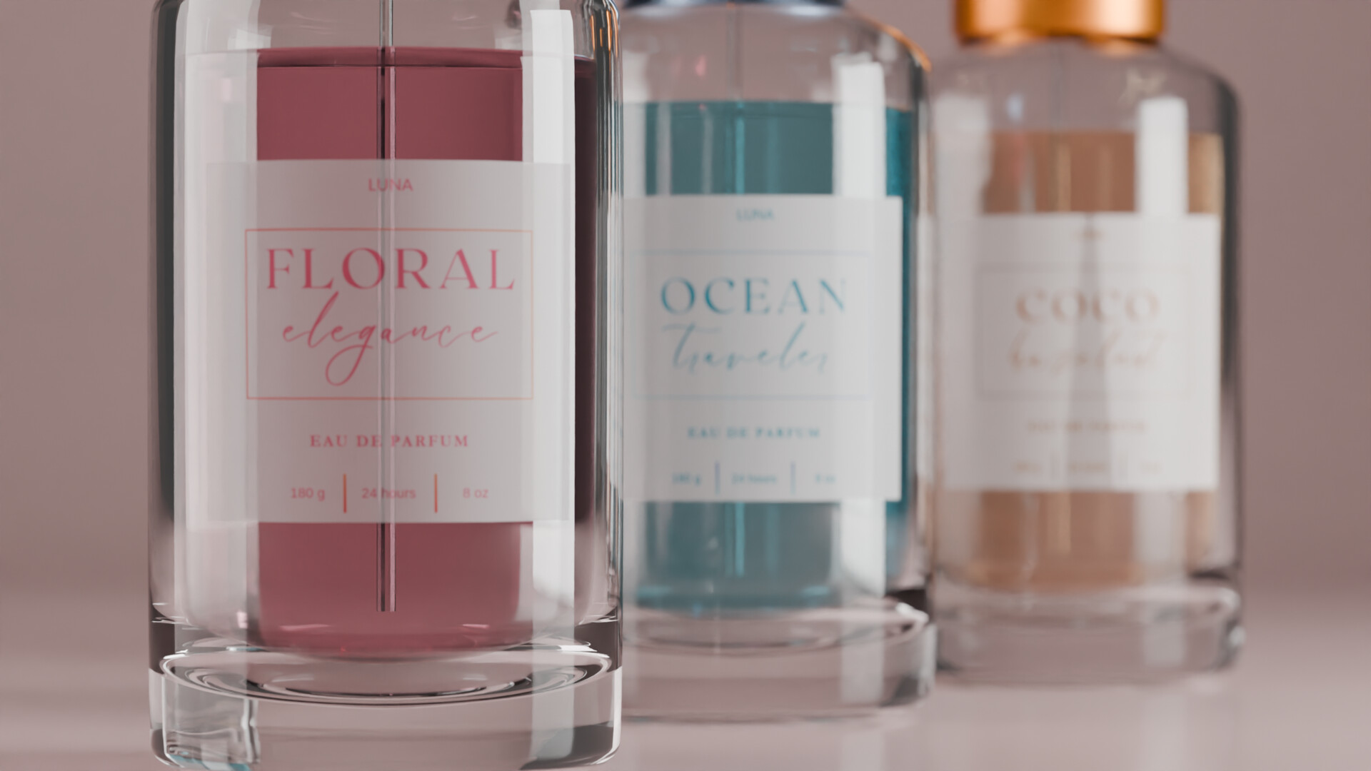 Anum Tahir - Floral Perfume Animation & Poster Renders