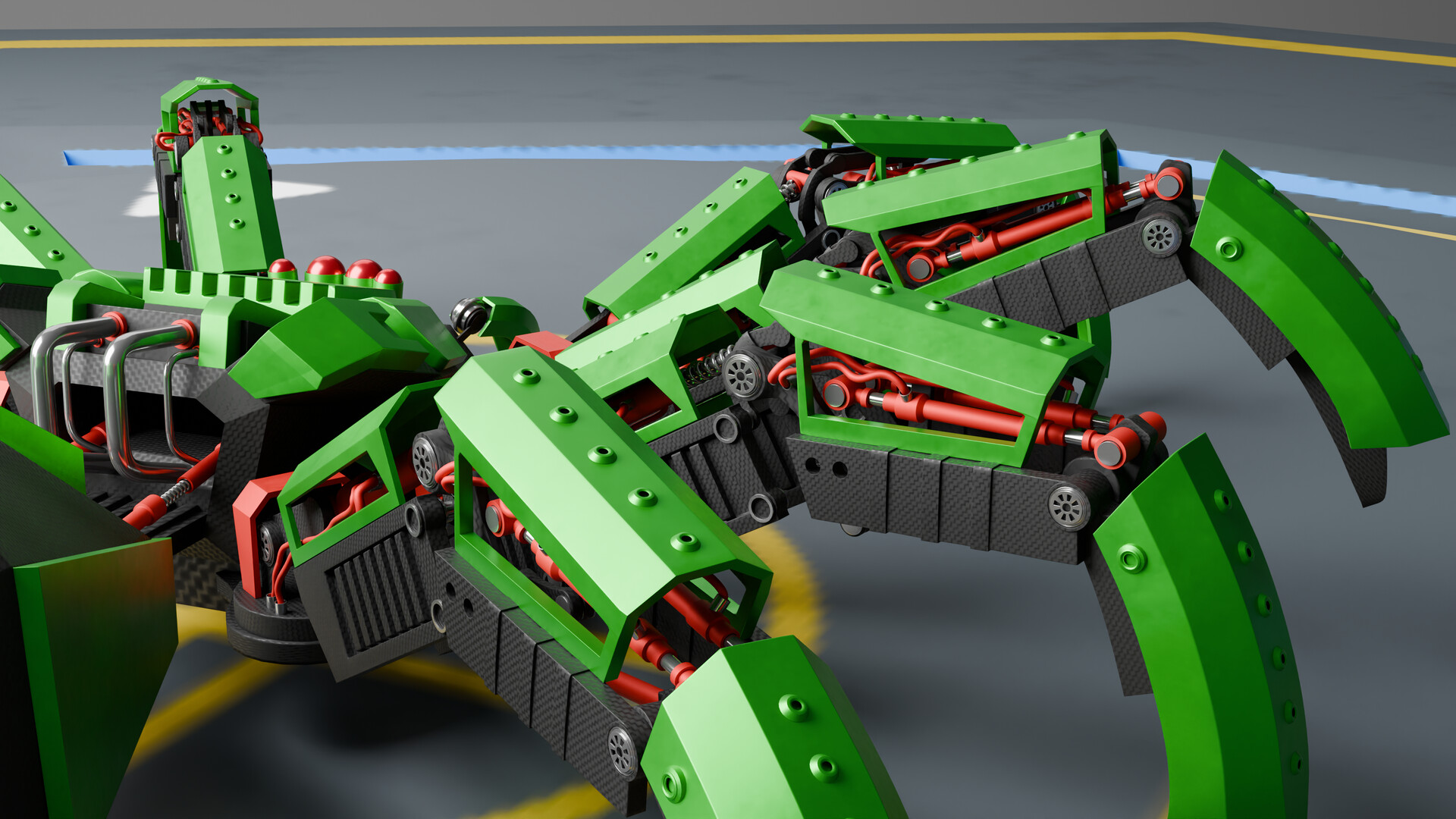 CUBIC NODE FX - the mechanical spider