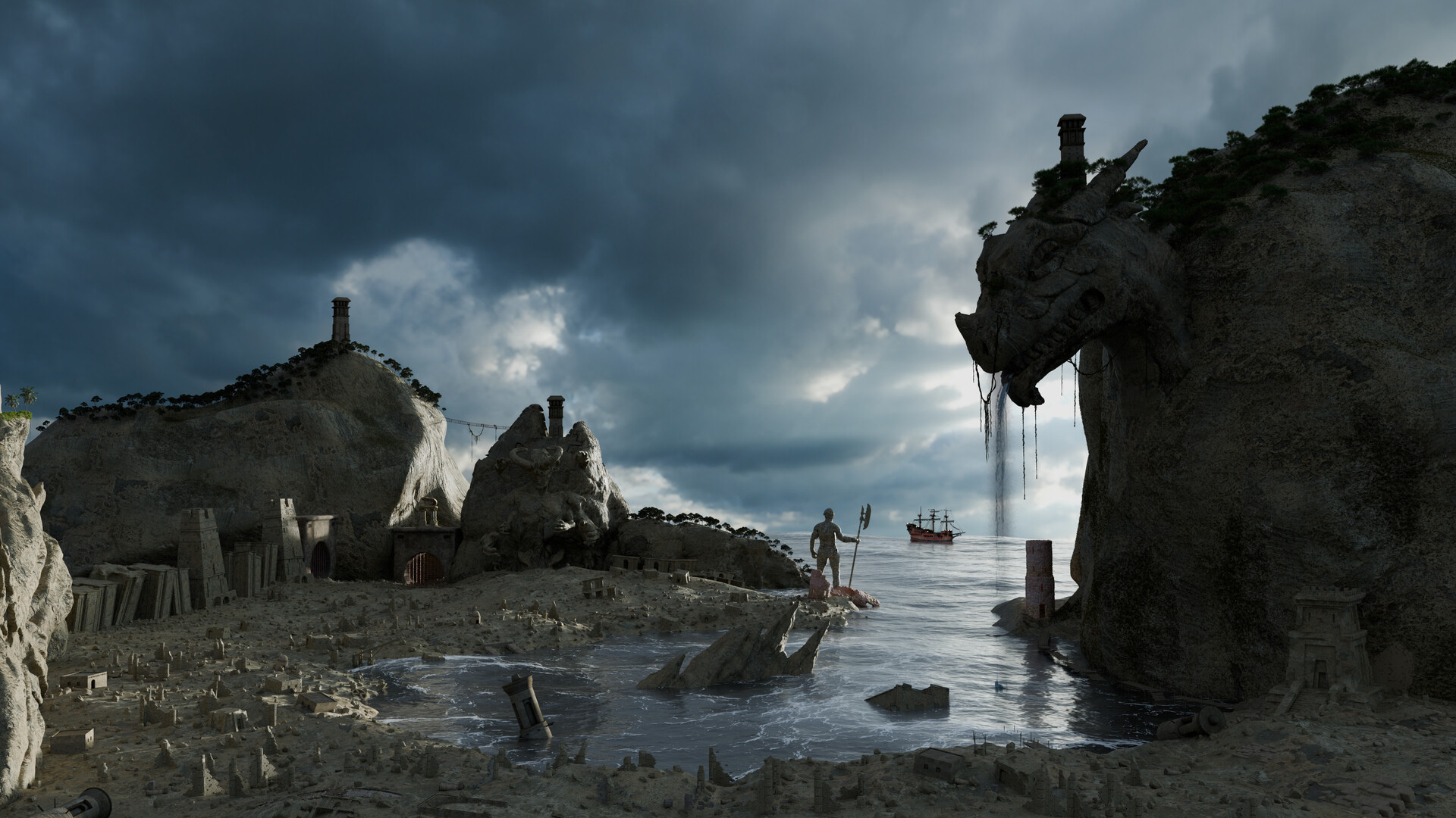 ArtStation - Dragon's Cove (2024)