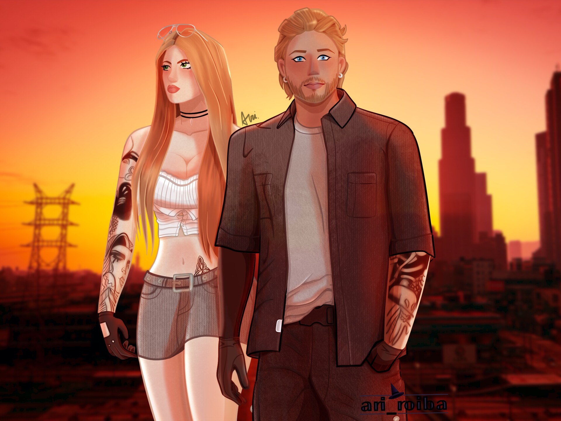 ArtStation - GTA pose